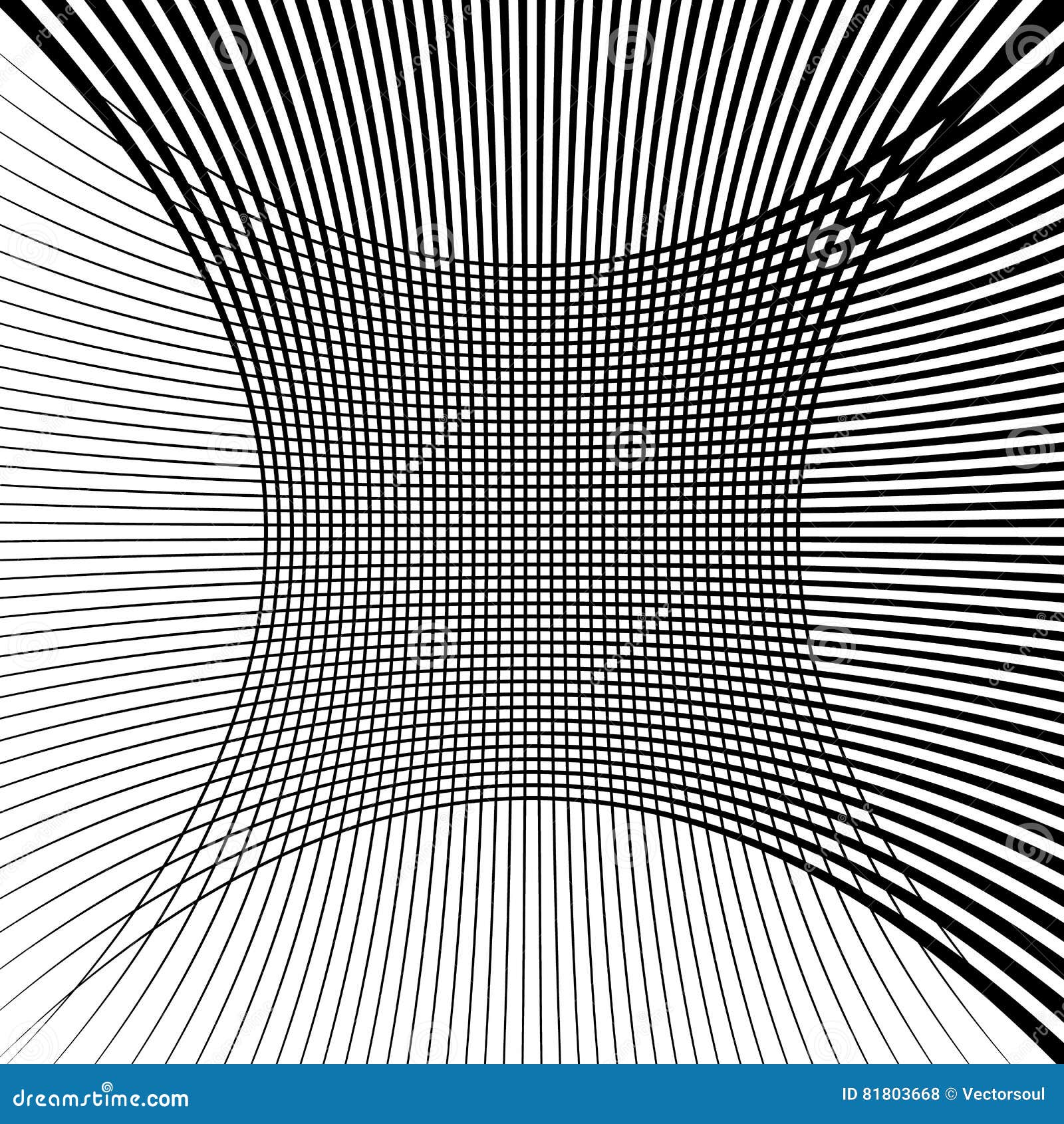 Abstract Grid Texture with Distortion Effect Stock Vector ...