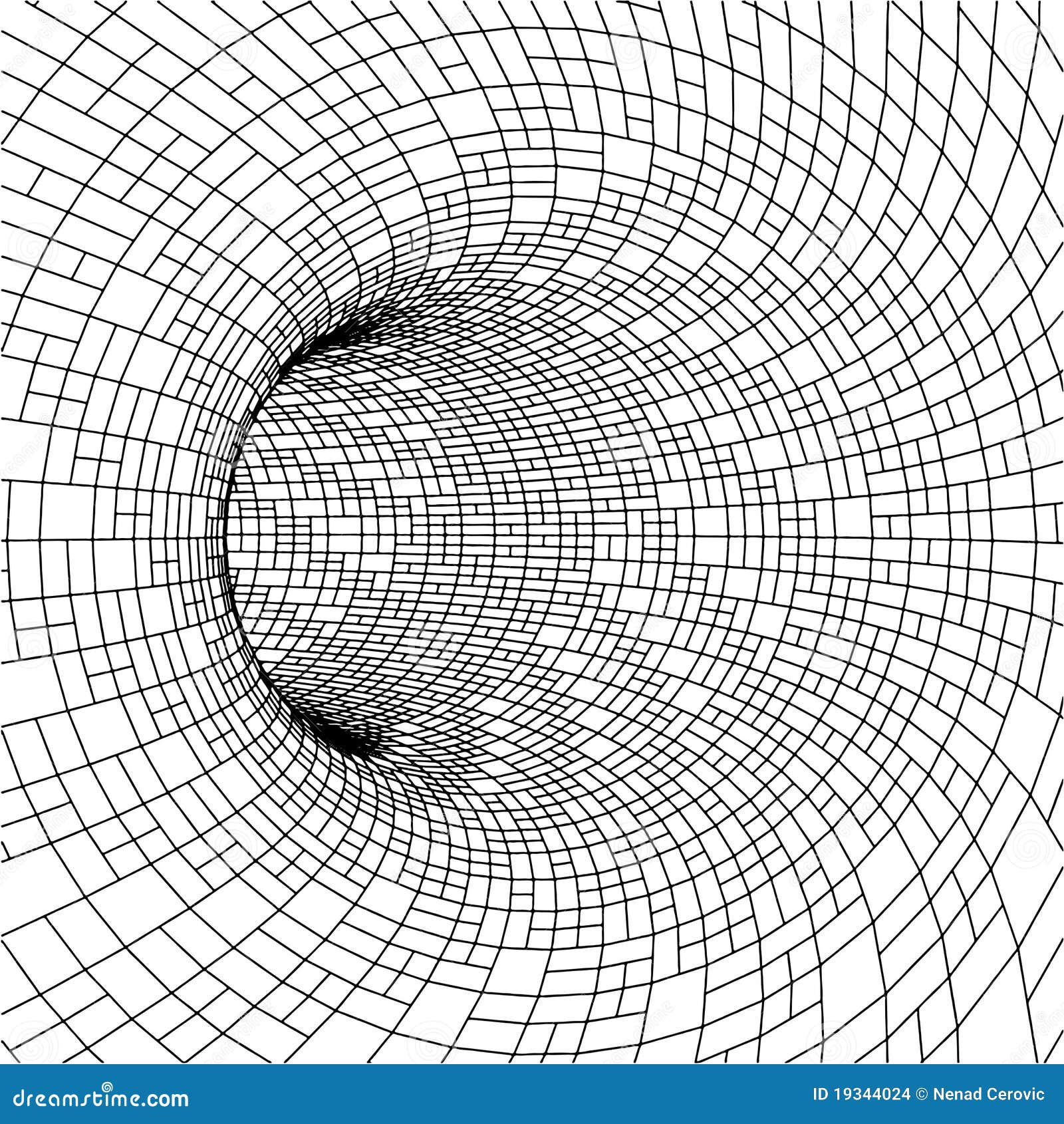 Abstract Grid Tile Tunnel Constructions Vector 119 Stock Vector ...