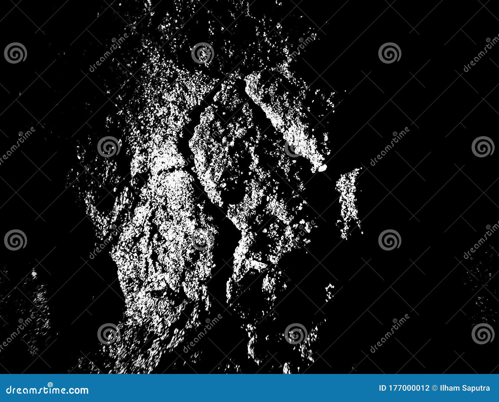 Abstract Ground Texture. Black and White, so Contrast and Grainy Stock ...