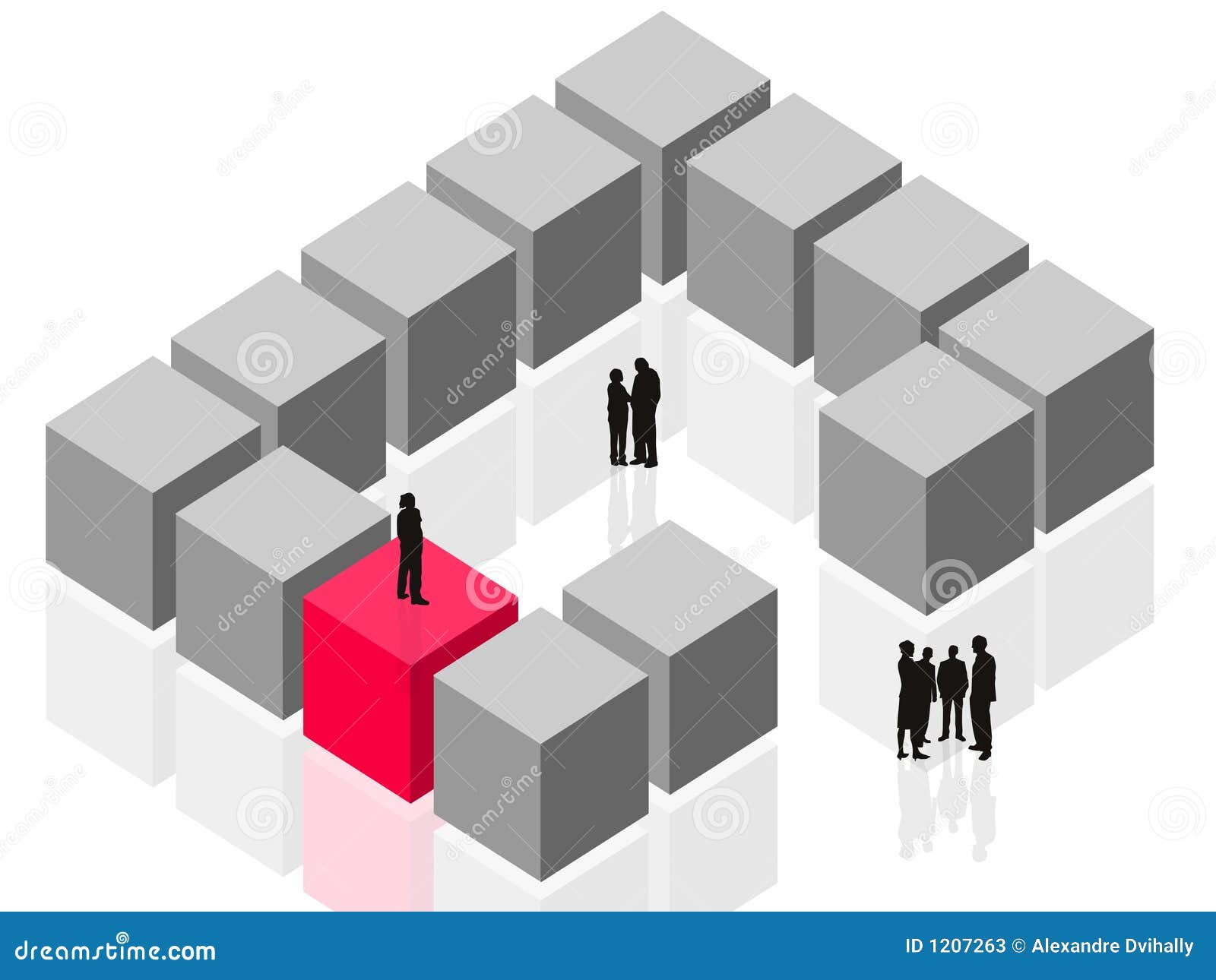 Abstract group stock illustration. Illustration of fiber - 1207263
