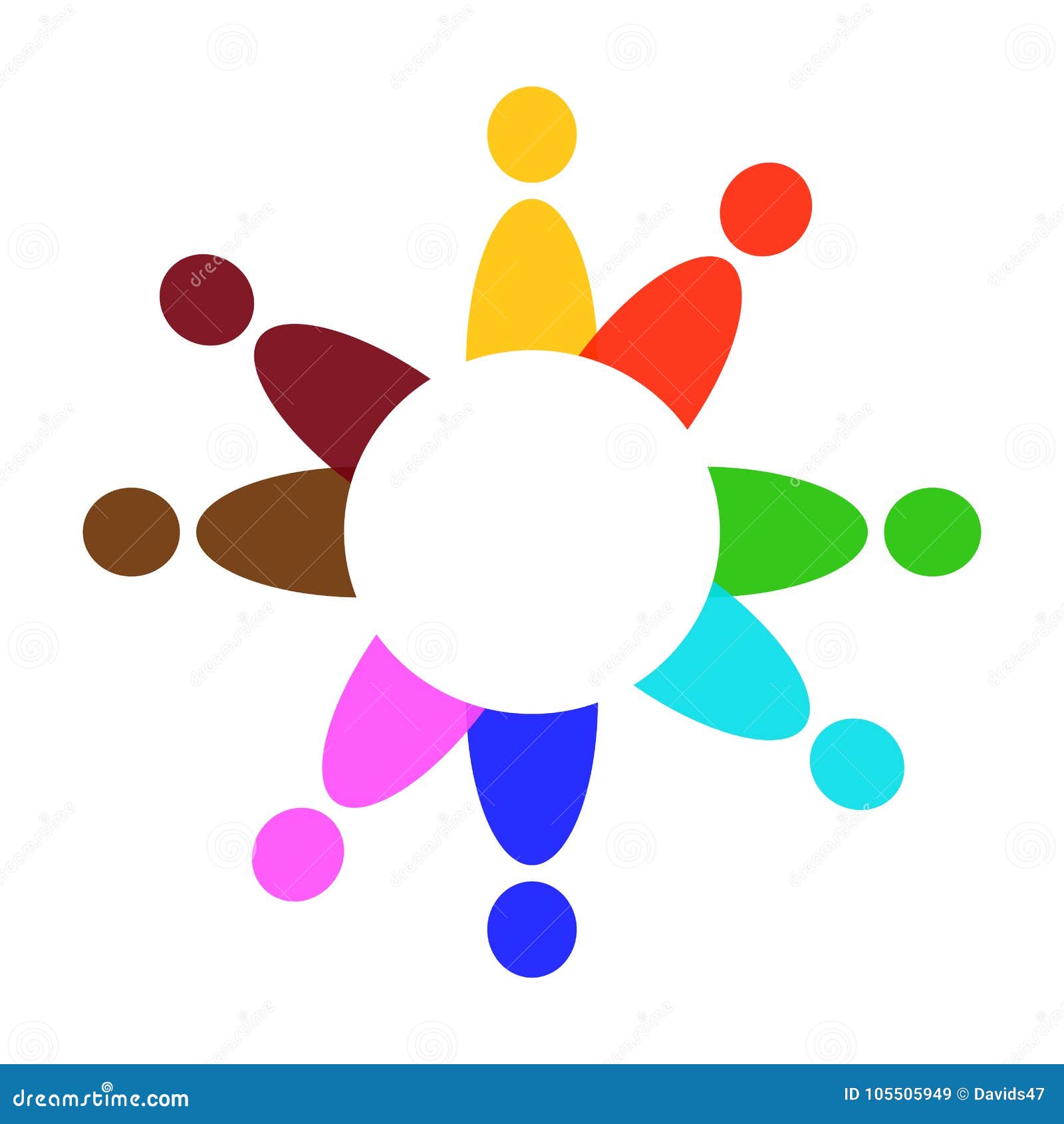 Abstract group symbol stock vector. Illustration of business - 105505949