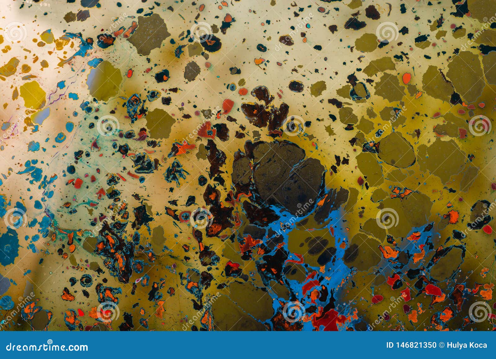 Abstract Grunge Art Background Texture with Colorful Paint Splashes ...