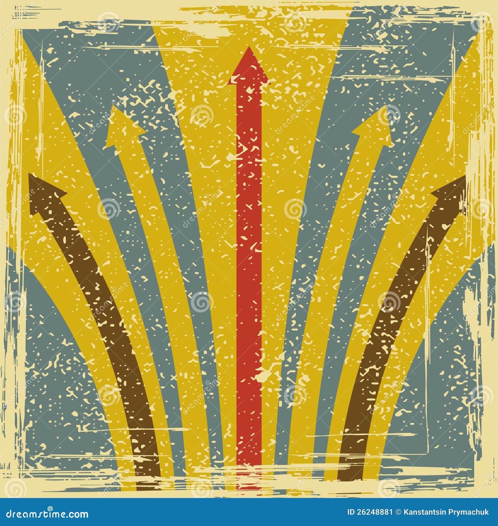 Abstract Grunge Background with Arrows Stock Vector - Illustration of ...