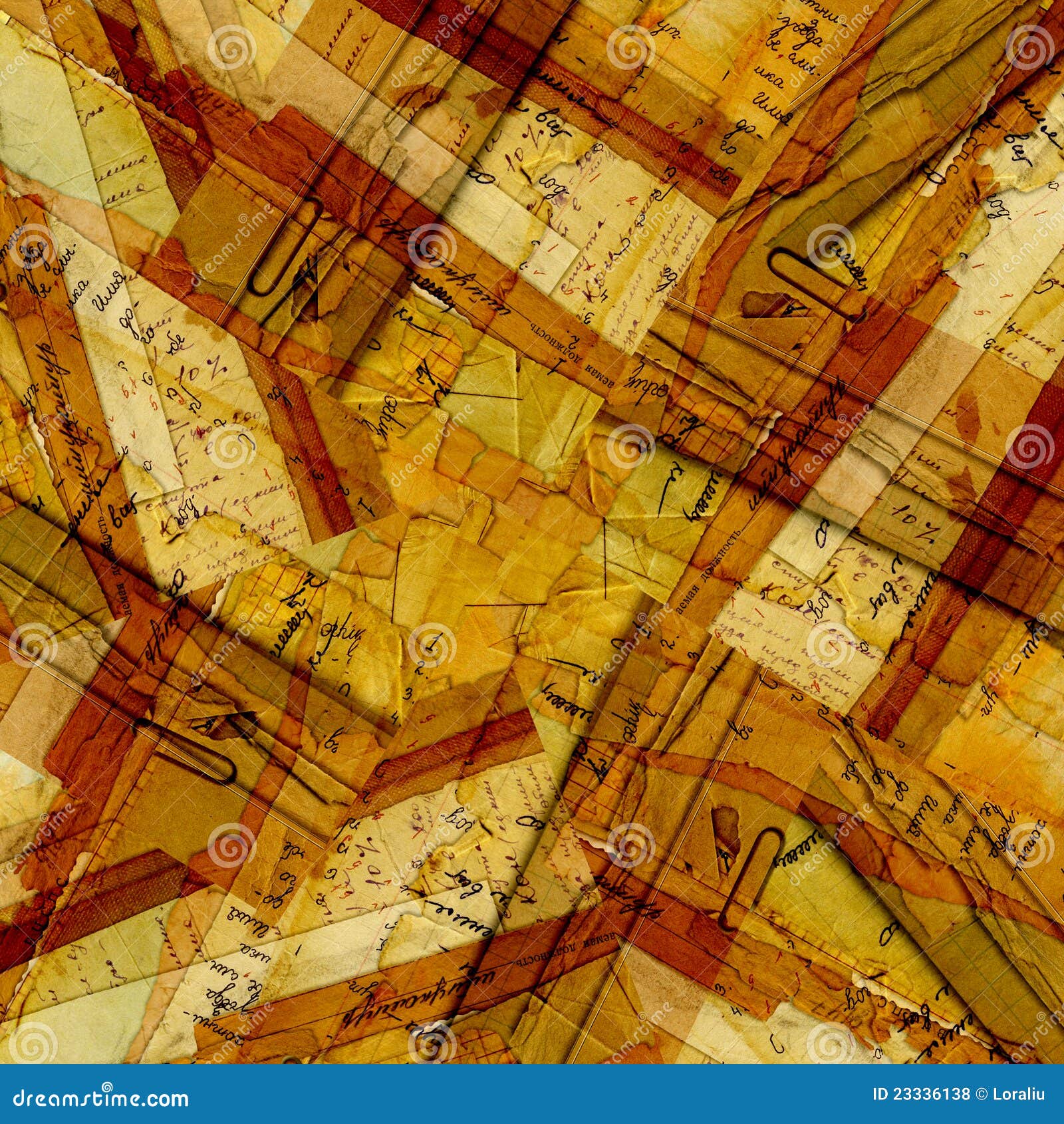 Abstract Grunge Background with Old Archive Stock Illustration ...