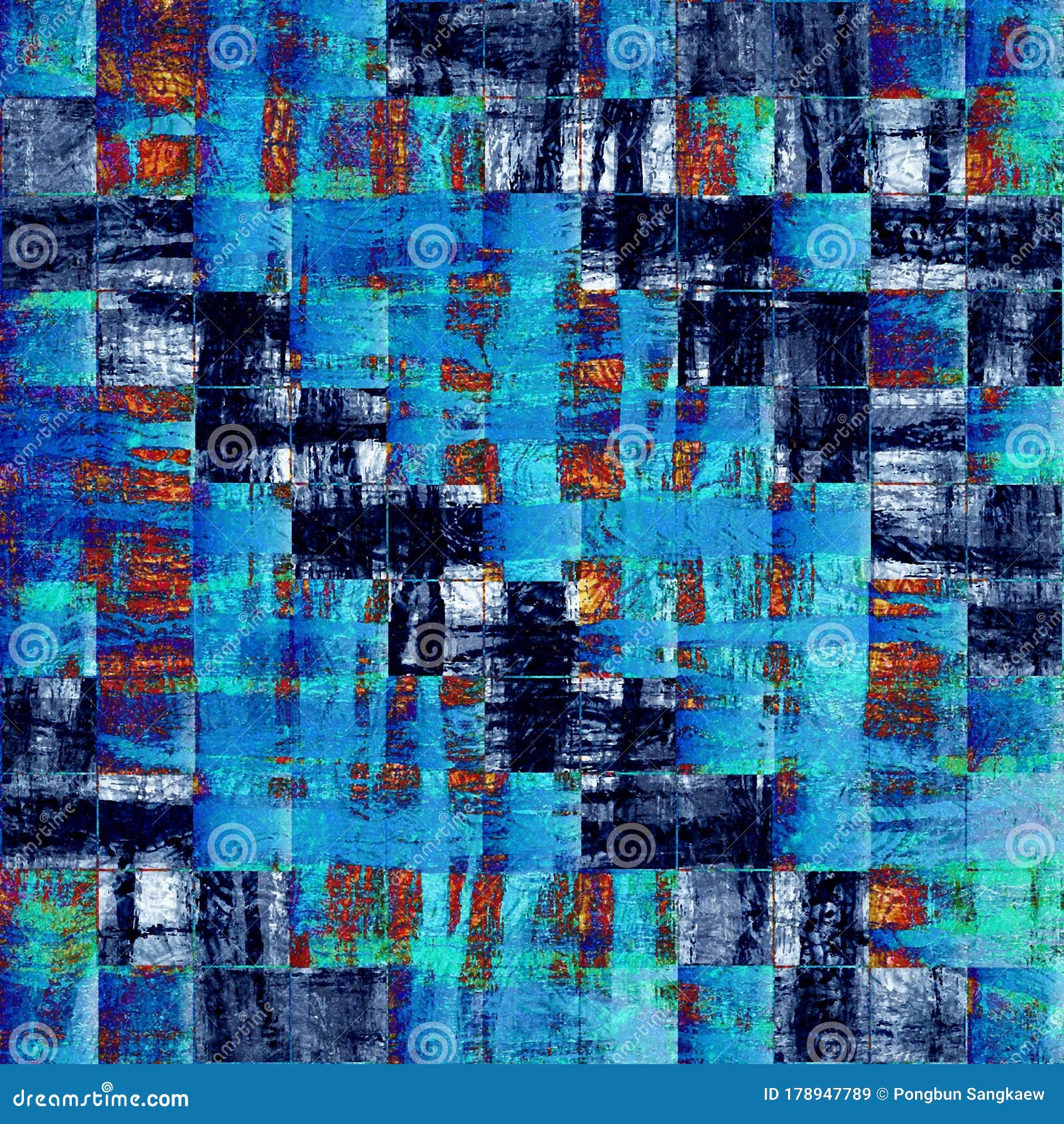 Abstract Grunge Blue Geometric Pattern Abstract Background Design Stock ...