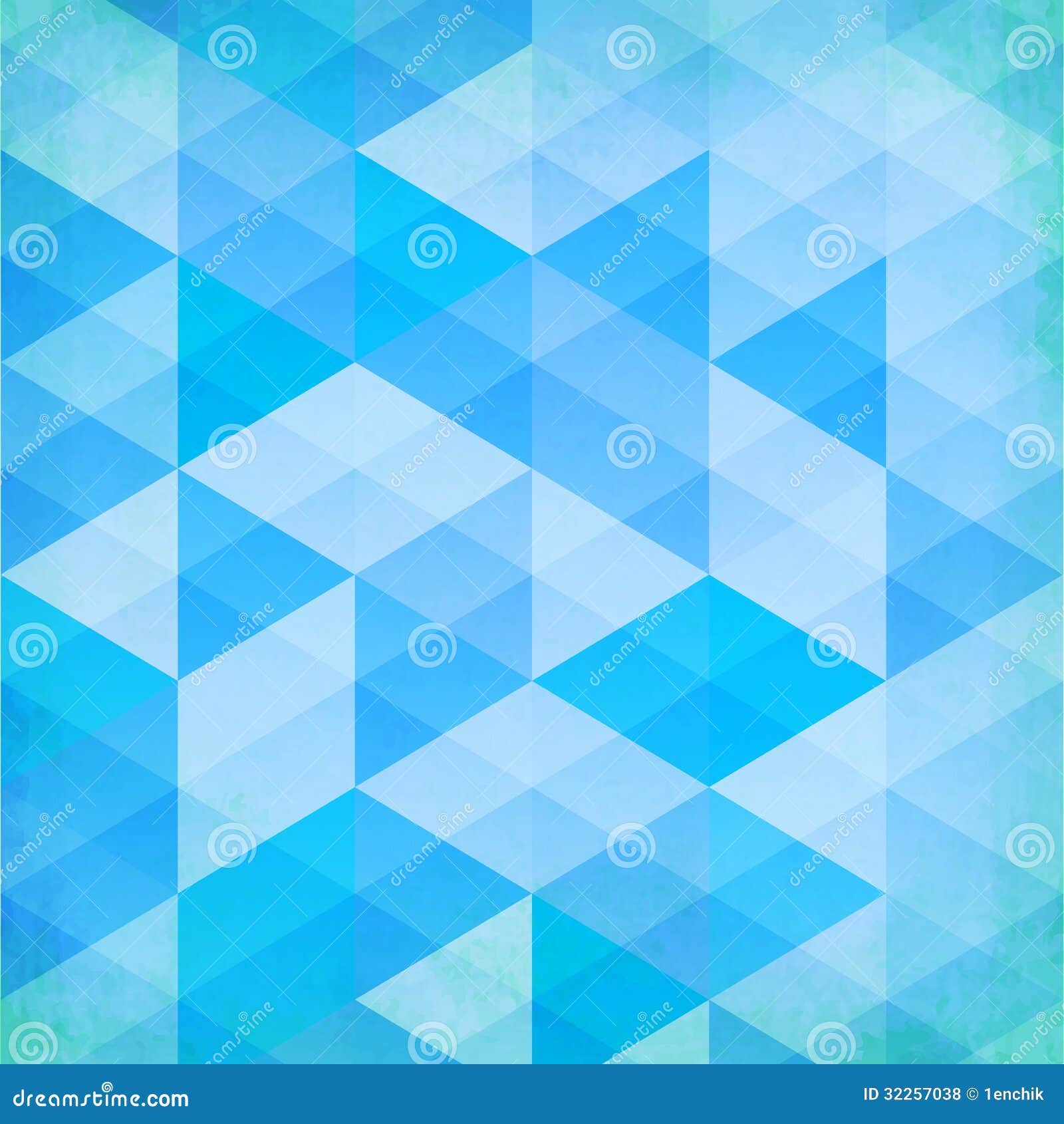Abstract Grunge Blue Triangles Vector Background Stock Vector ...