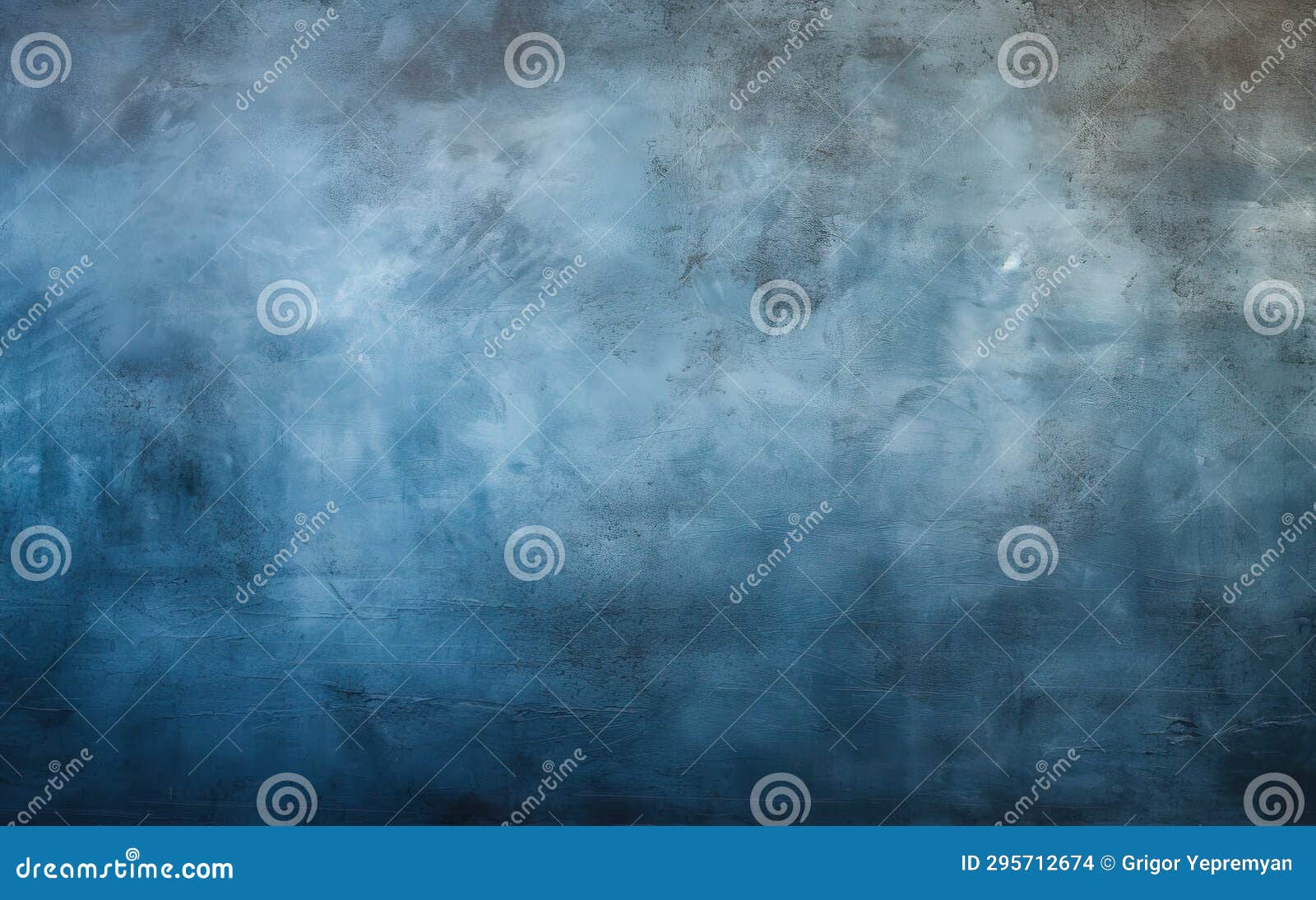 Abstract Grunge Decorative Plaster Wall. Rough Surface with Light Blue ...