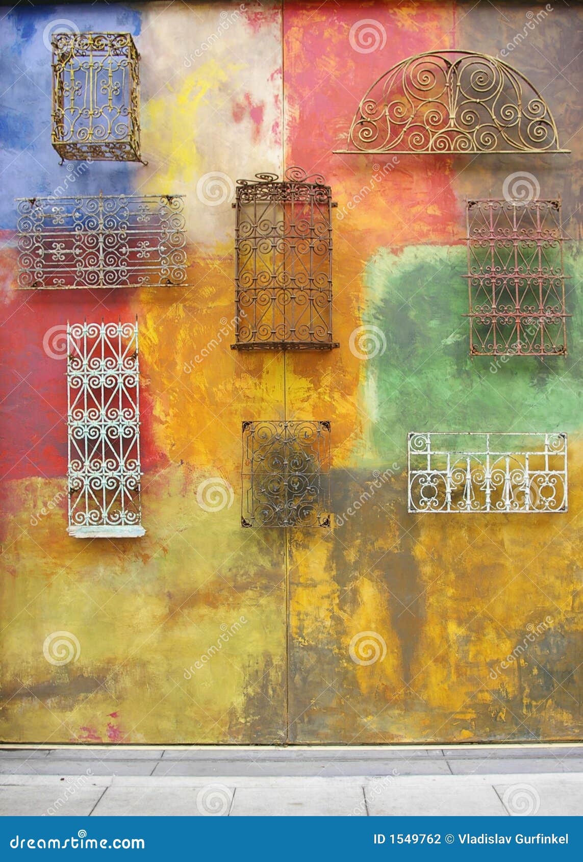 Abstract, Grunge, Faded Painted Wall Stock Photo - Image of wall ...