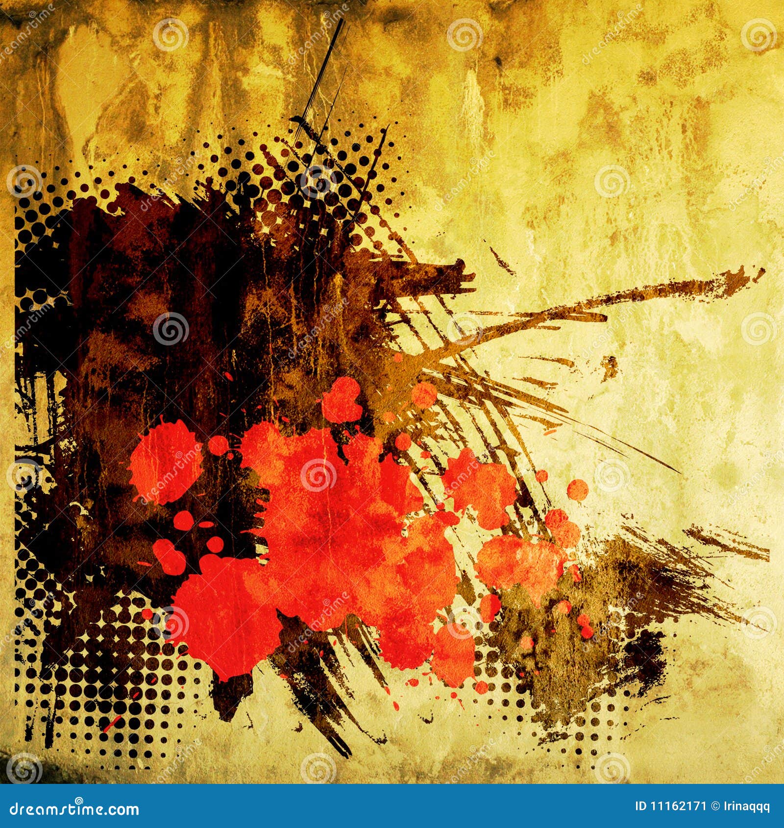 Abstract Grunge Graphic Background Stock Illustration - Illustration of ...