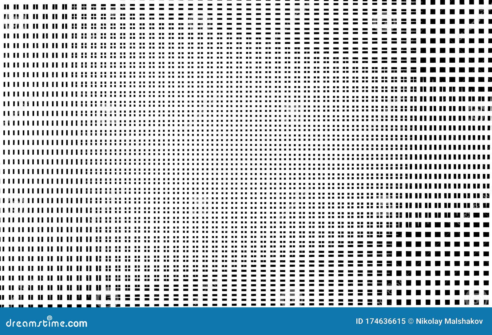 Abstract Grunge Halftone Pattern. Futuristic Panel. Grunge Dotted ...