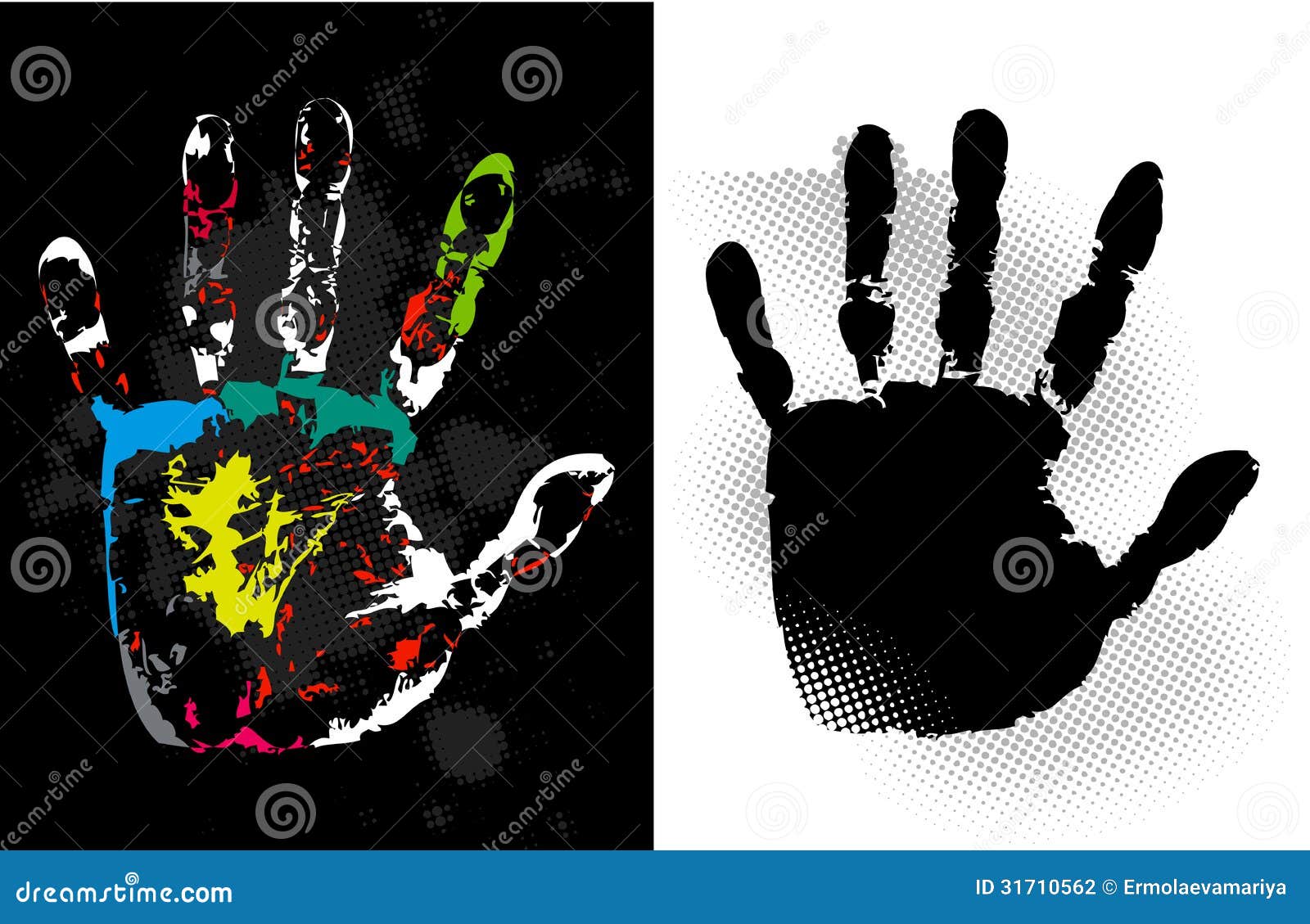 Abstract Grunge Hand Style. Vector Art Stock Vector - Illustration of ...