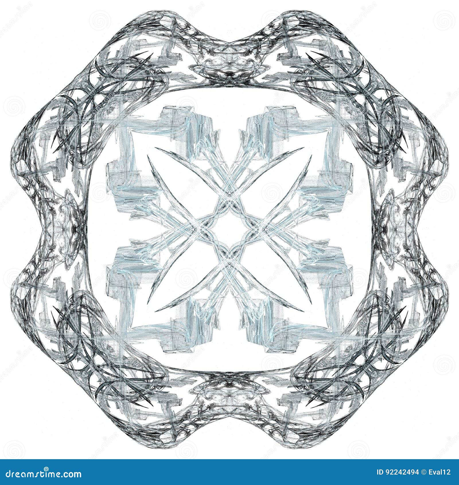 Abstract Grunge Light Blue Isolated Pattern Stock Illustration ...