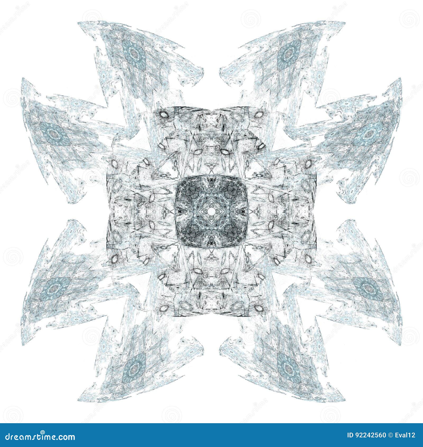 Abstract Grunge Light Blue Isolated Pattern Stock Illustration ...