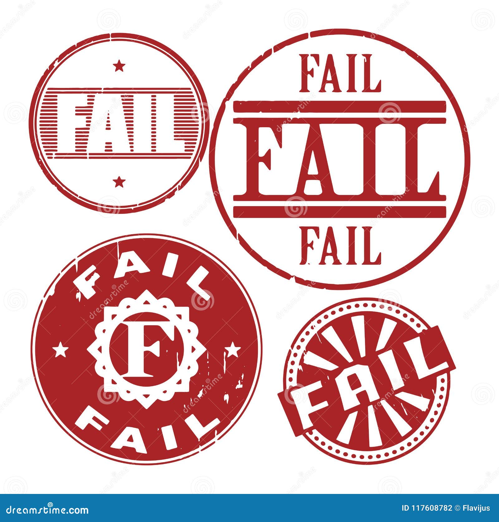 Abstract Grunge Rubber Stamp Set with the Text Fail Stock Vector ... Abstract Grunge Rubber Stamp Set with the Text Fail Stock Vector ...