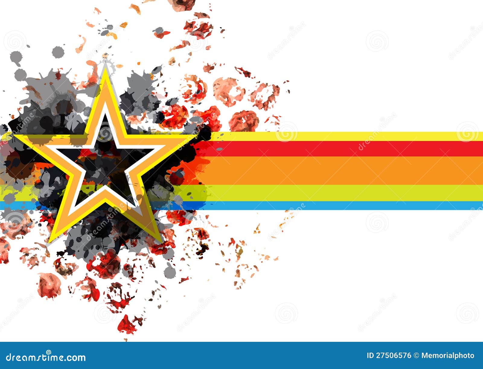 Star Banner Background Design With Glowing Particles Isolated On Dark ...