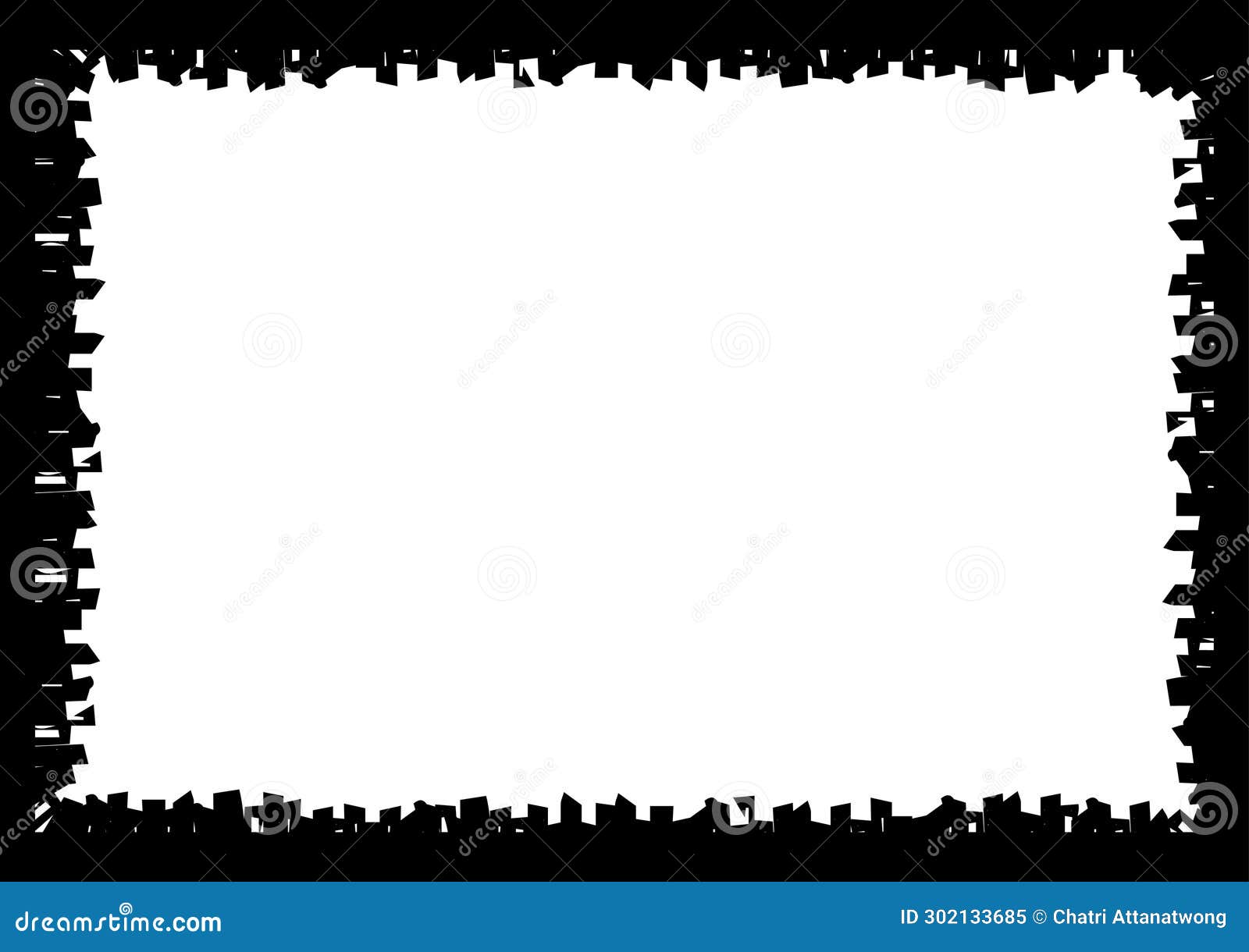 Abstract Grunge Texture Background, Rough Edge Frame, Distressed Border ...