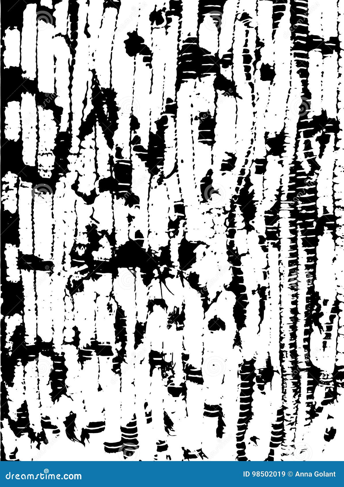 Abstract Grunge Texture of the Rug, Carpet. Black and White Vector ...