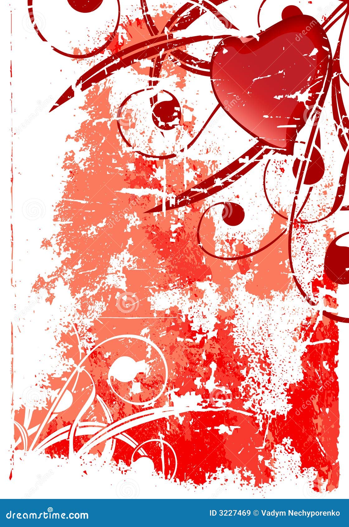 Abstract Grunge Valentine Card Stock Vector - Illustration of abstract ...