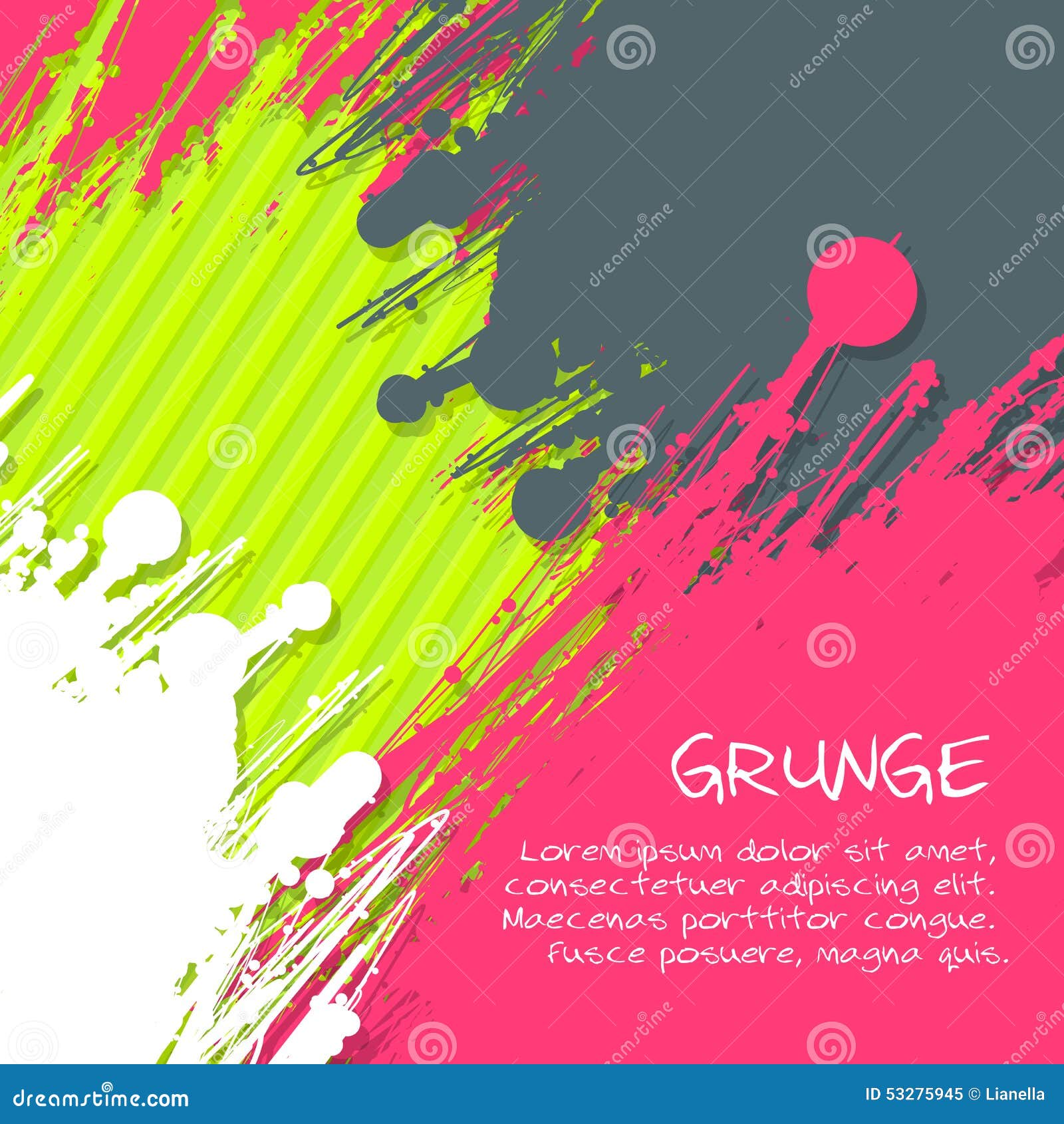 Abstract Grunge Vector Background Stock Vector - Illustration of color ...