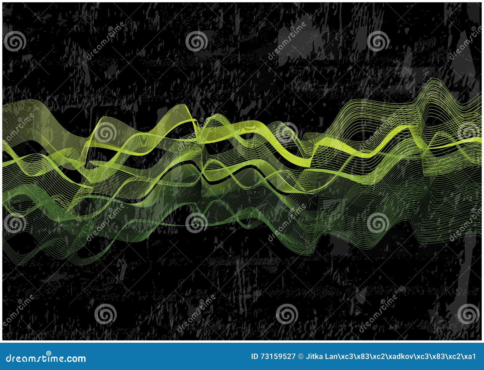 Abstract Grunge Waves Background Stock Vector - Illustration of fabric ...