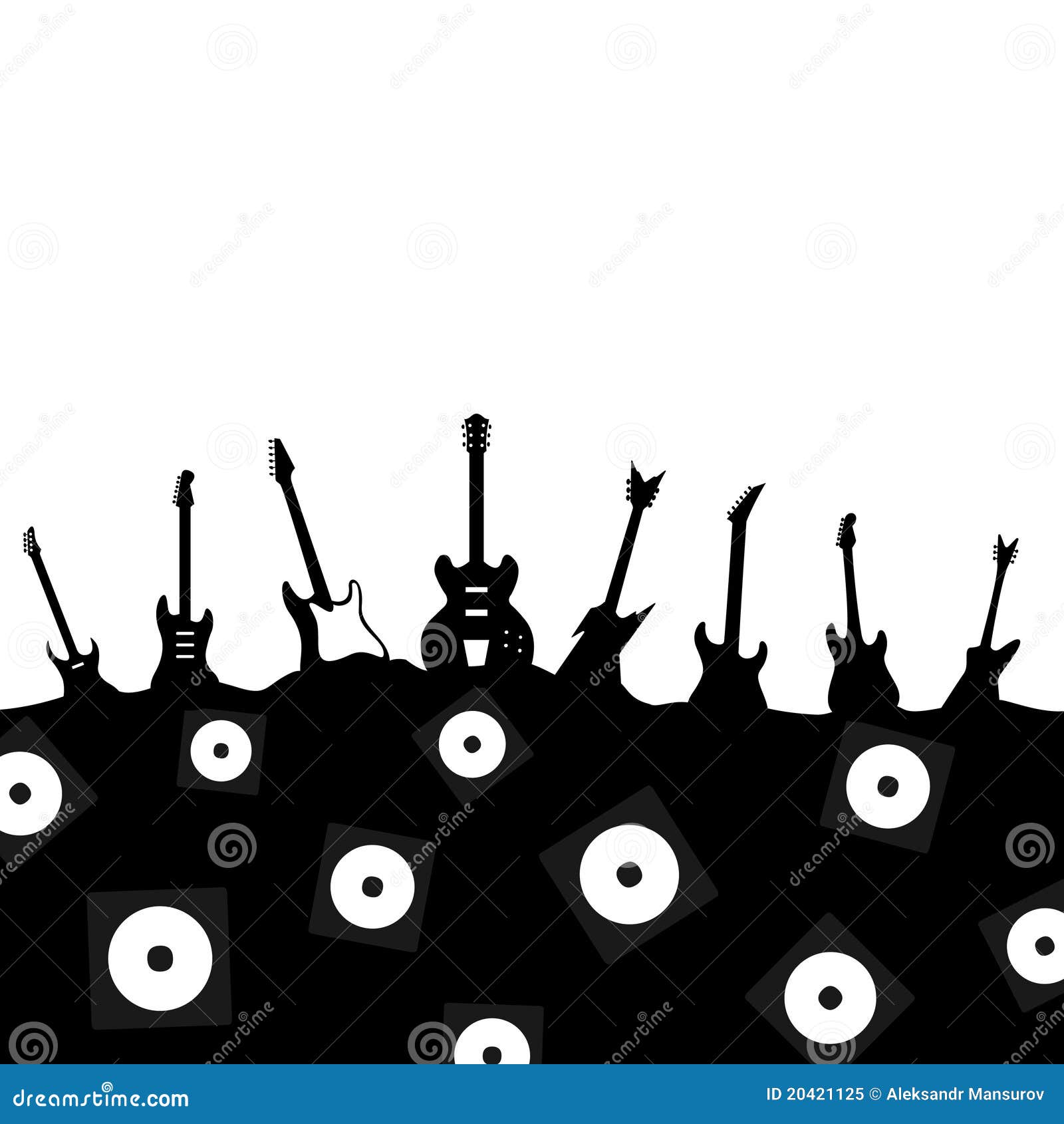 Abstract guitar stock vector. Illustration of design - 20421125