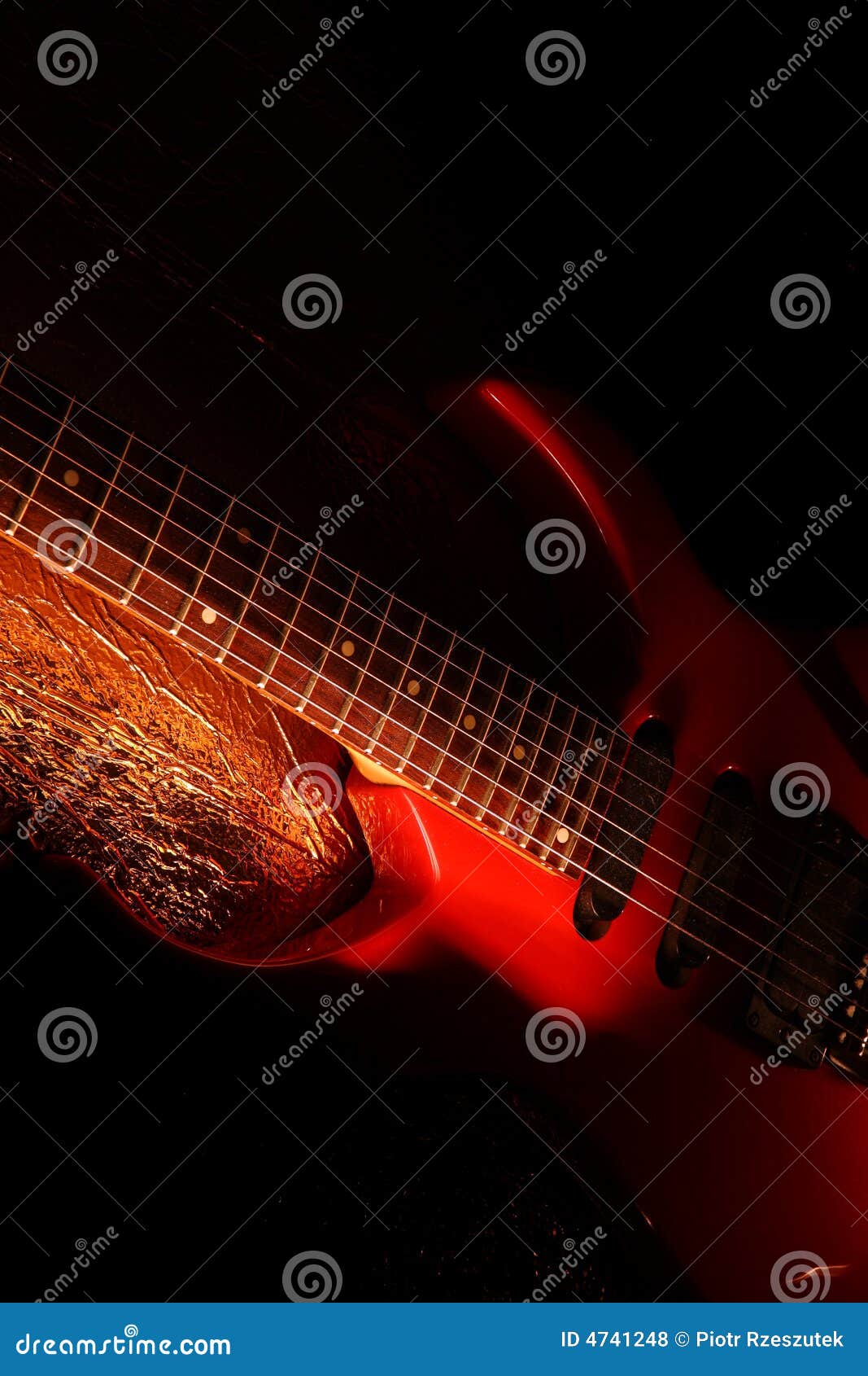 Abstract Guitar Music Theme Stock Illustration - Illustration of guitar ...