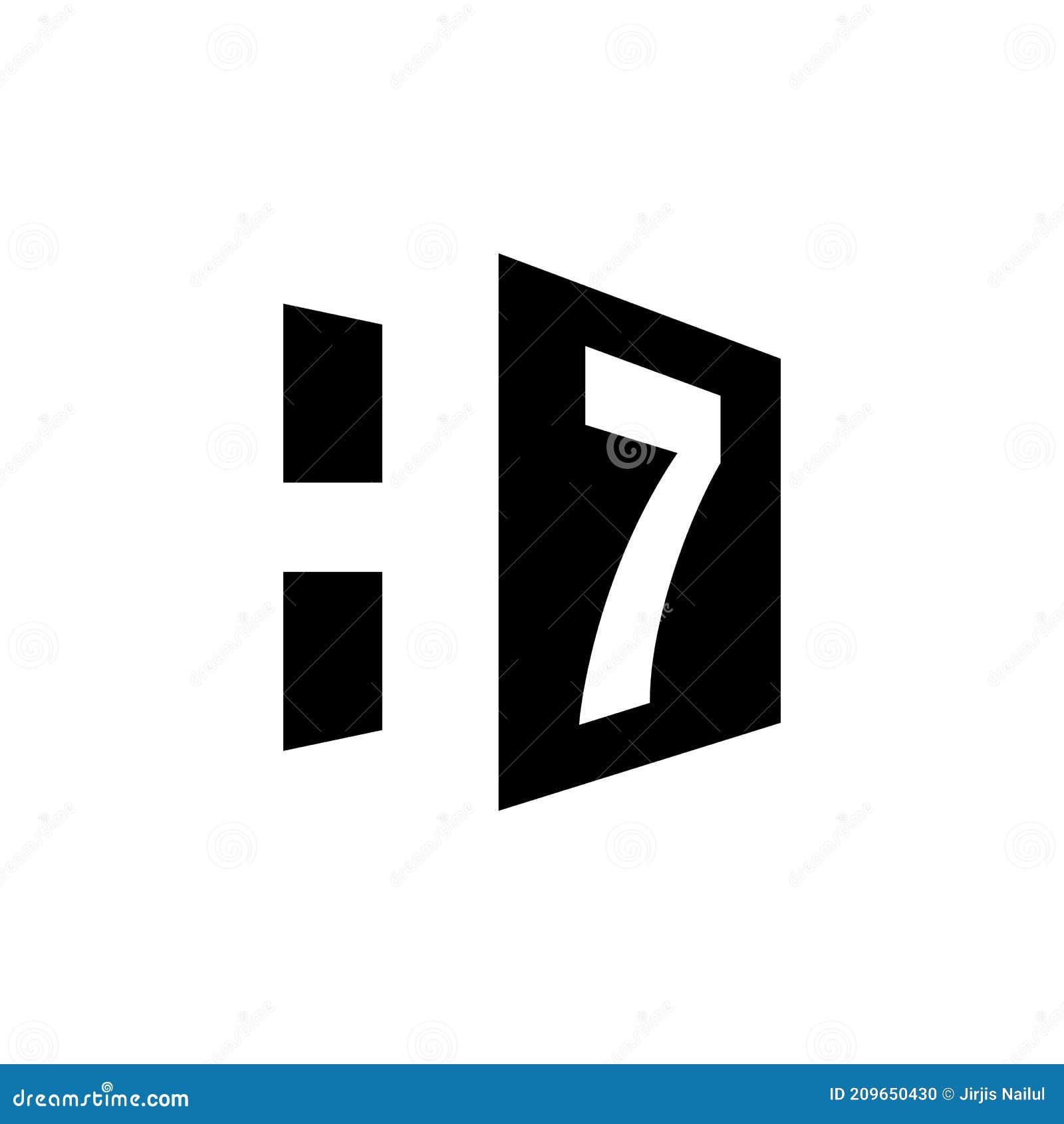 Abstract H7 Seven Logo Vector Graphic Design with Star Symbol Sign ...