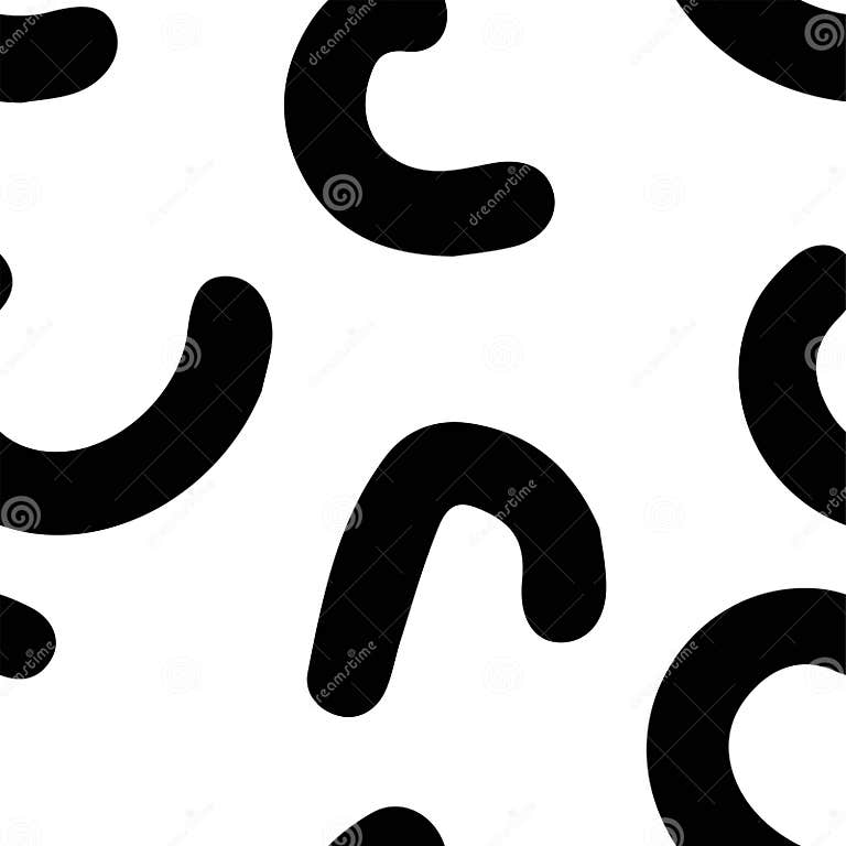 Abstract Half-Moon Vector Design Pattern Stock Vector - Illustration of ...