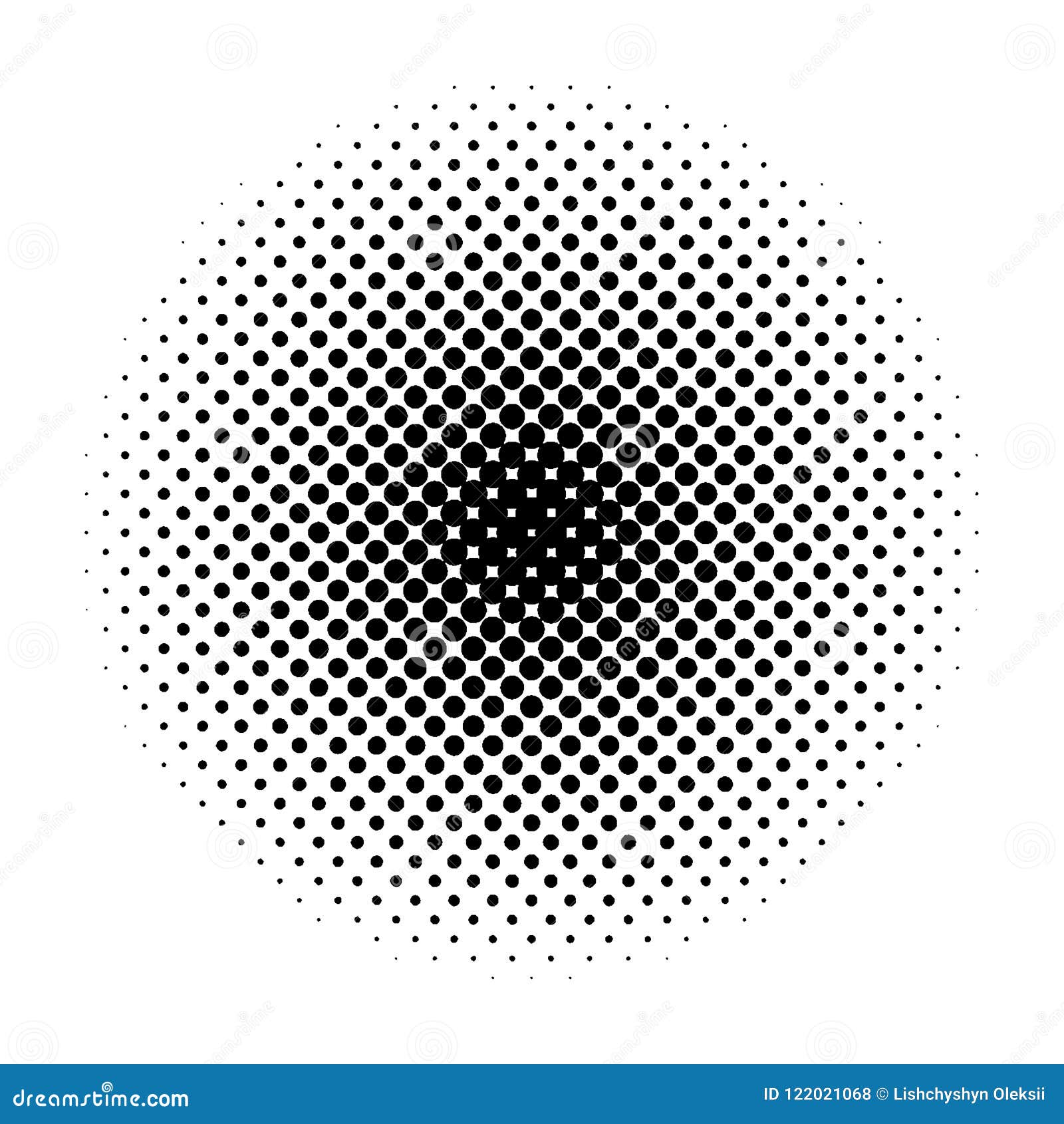 Circle Halftone. Abstract Halftone Background. Vector Illustration ...