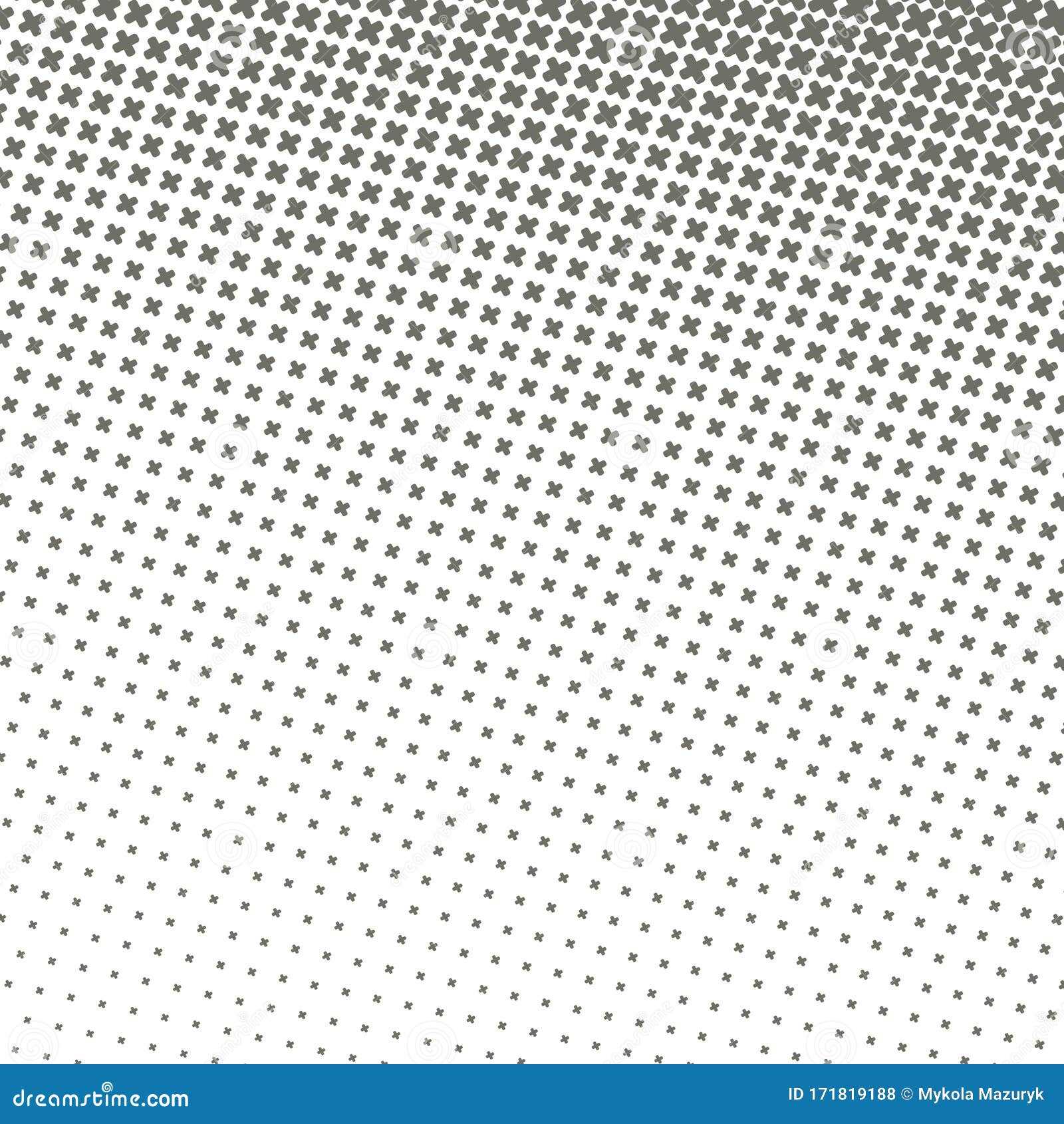 Abstract Halftone Background with Cross Shape Stock Vector ...