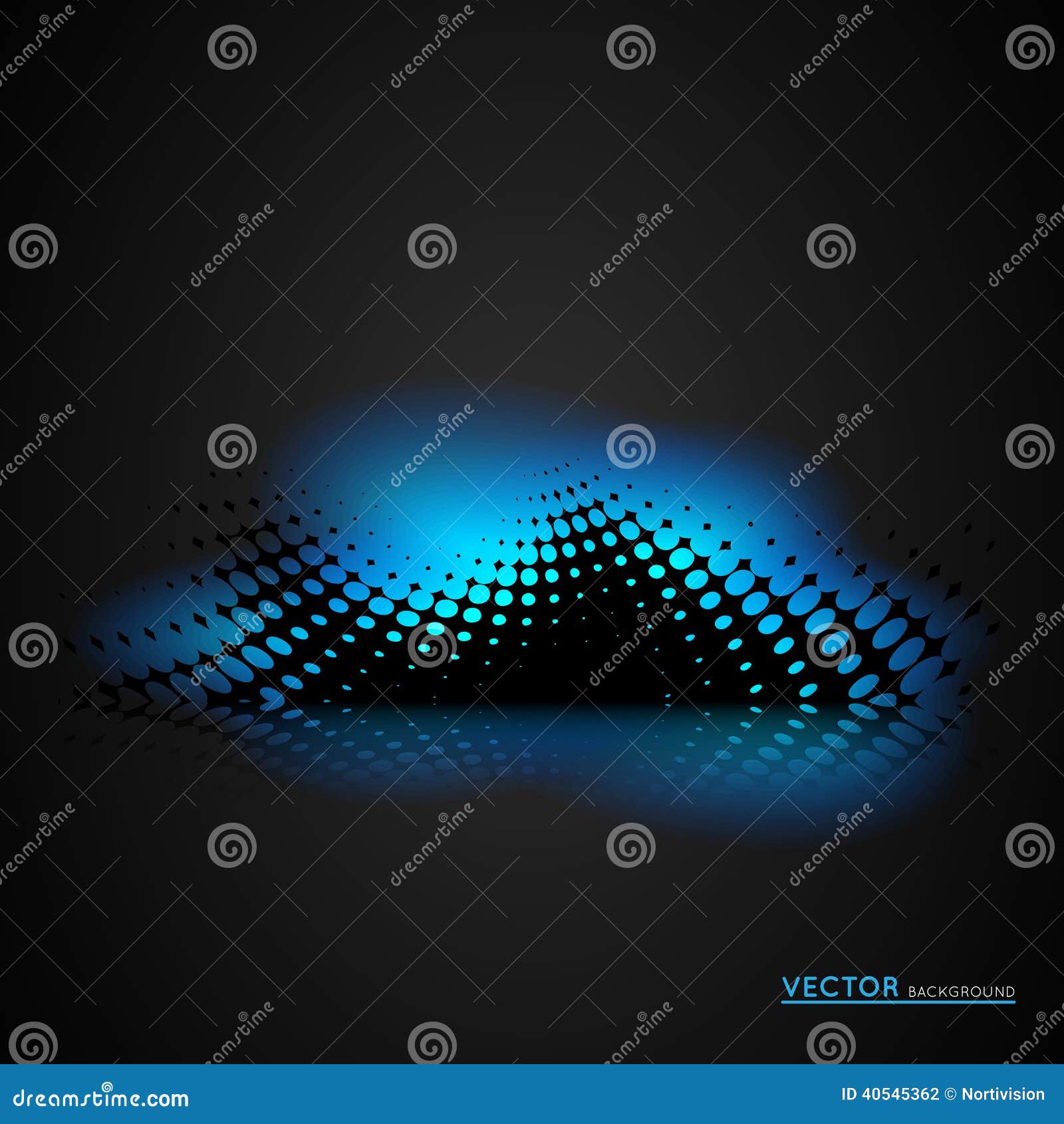 Abstract Halftone Background Stock Vector - Illustration of dark ...
