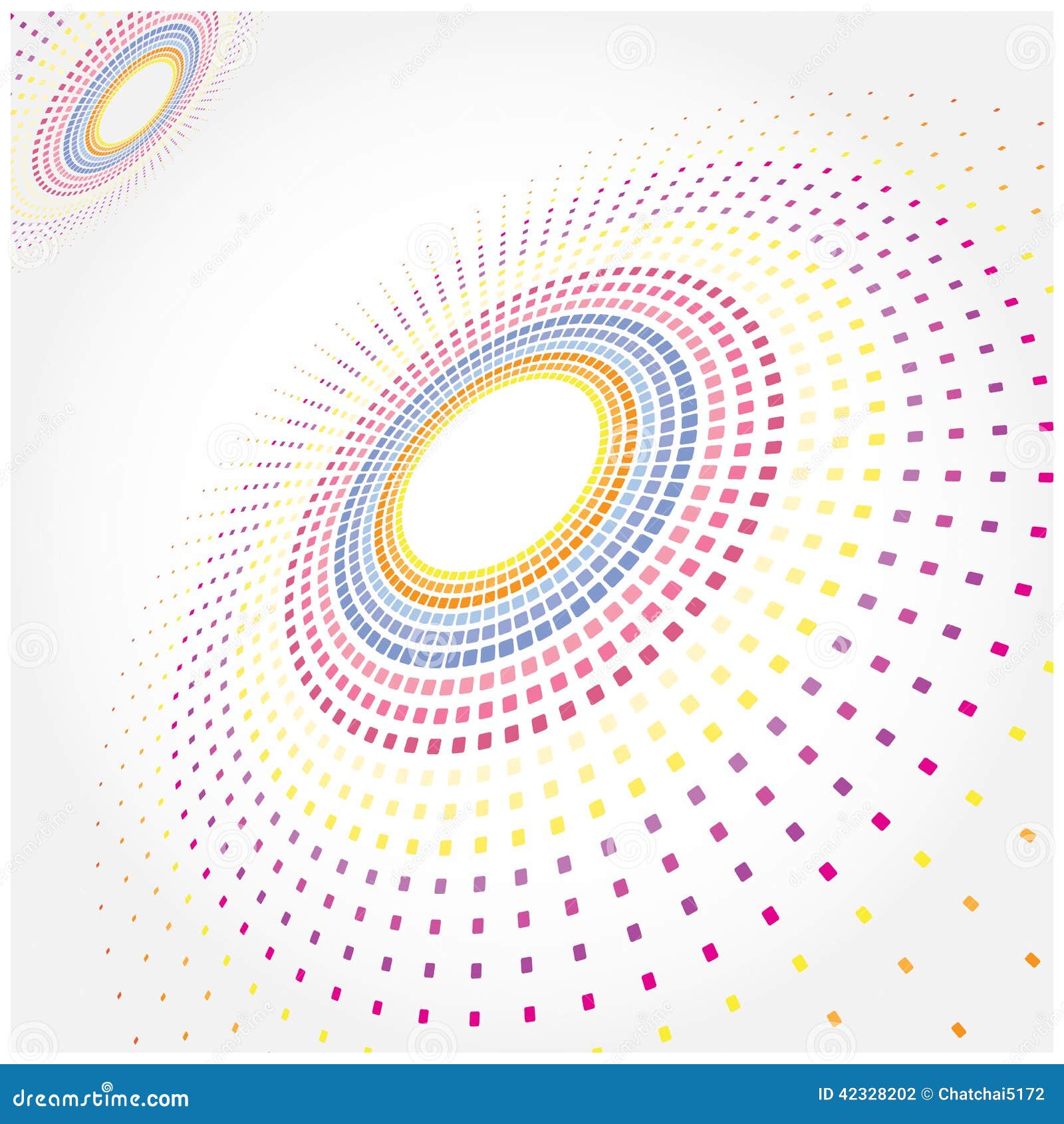 Abstract Halftone Background, Halftone Circle Shape. Stock Vector ...