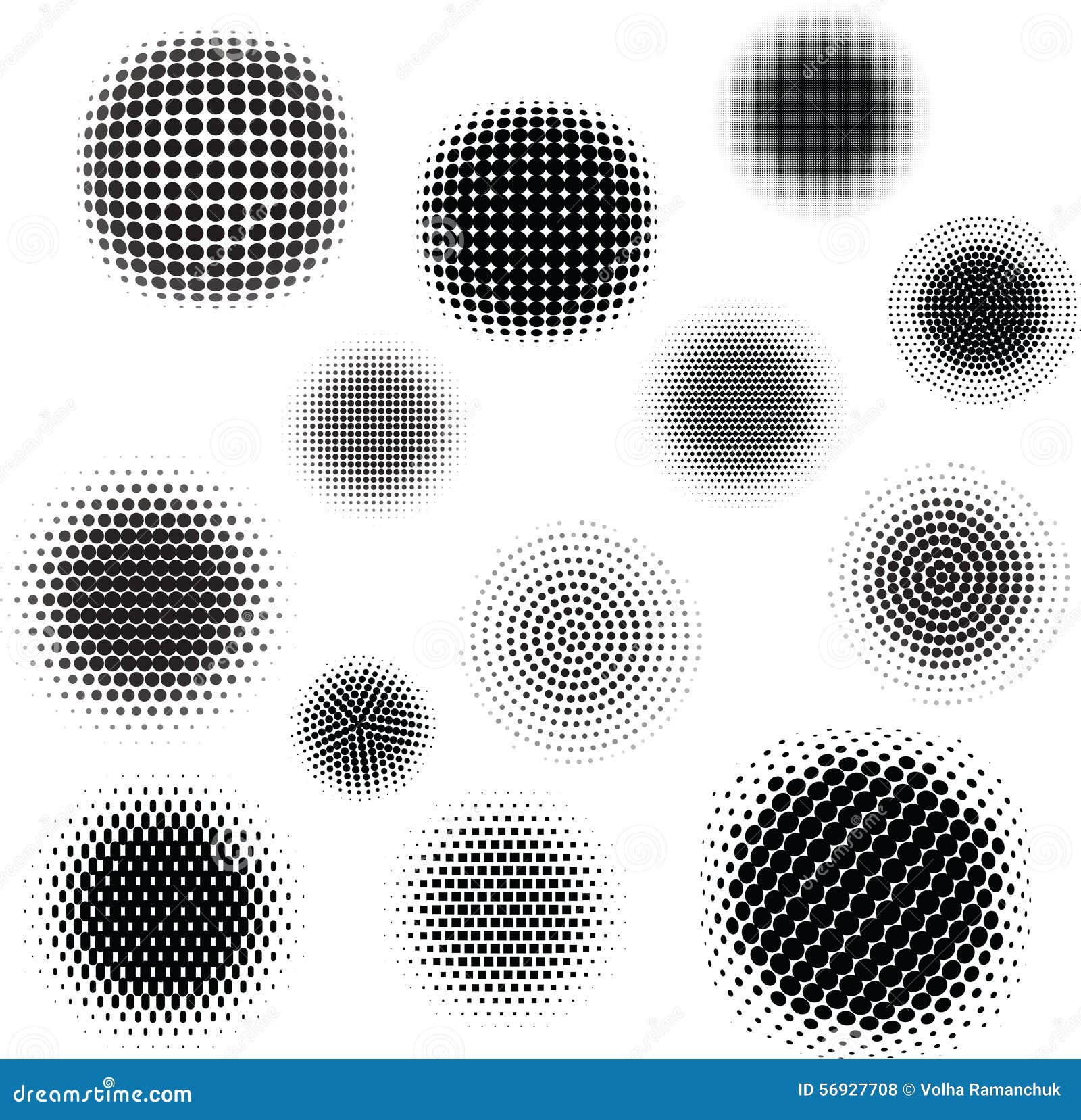 13 Abstract Halftone Backgrounds Stock Illustration - Illustration of ...