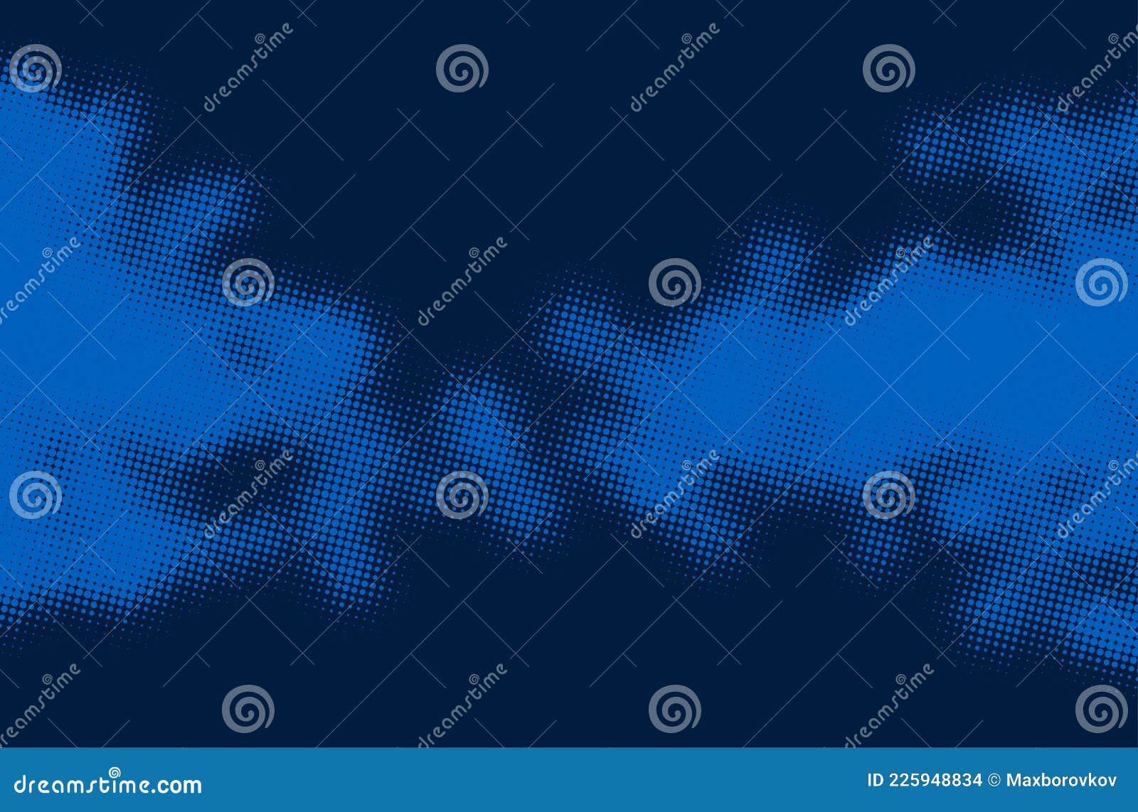 Abstract Halftone Blue Dotted Background Stock Vector - Illustration of ...