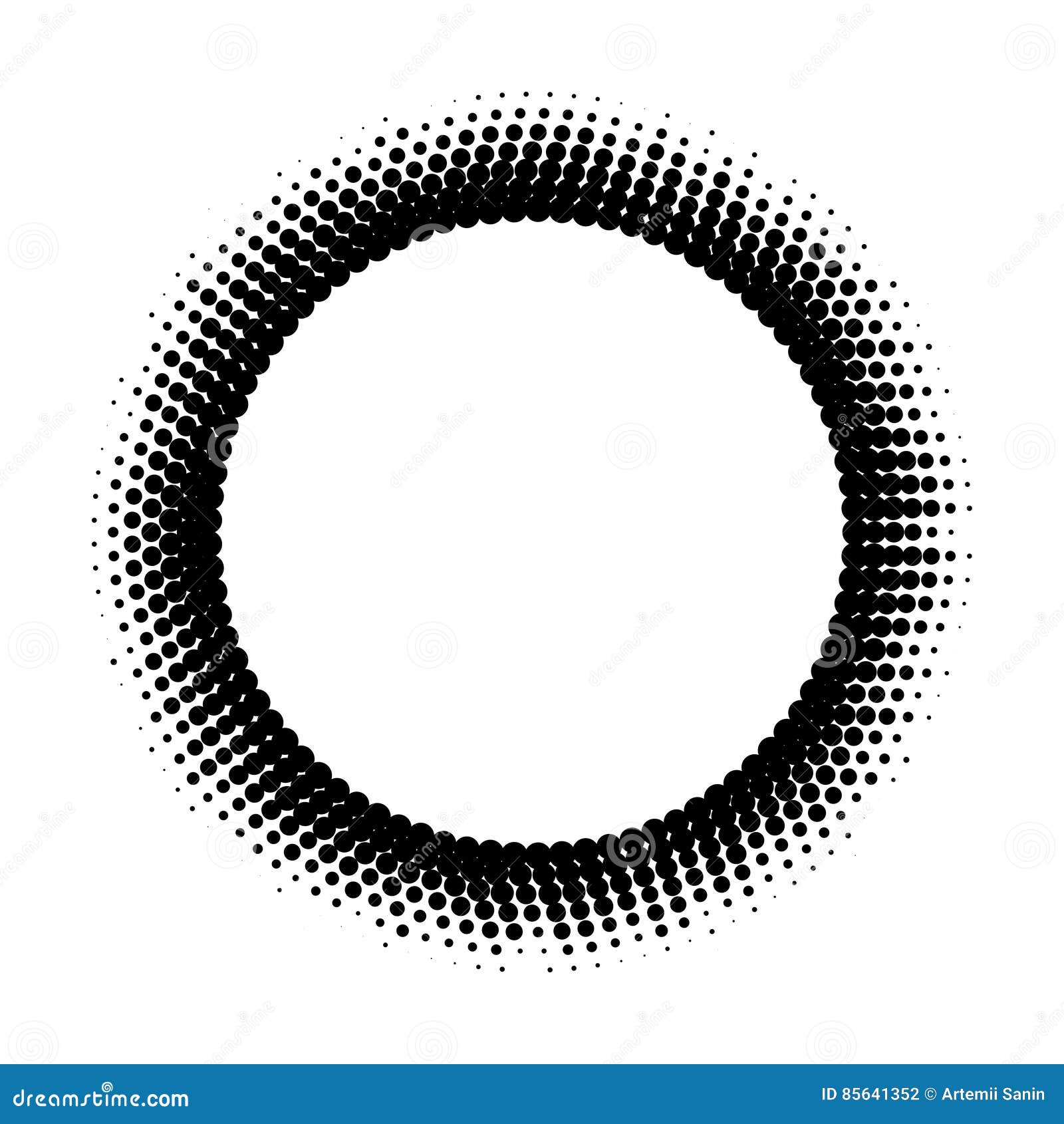 Abstract Halftone Circle Background Stock Vector - Illustration of ...