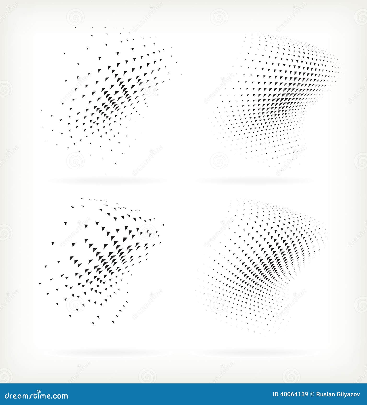 Abstract Halftone Design Element Stock Vector - Illustration of ...