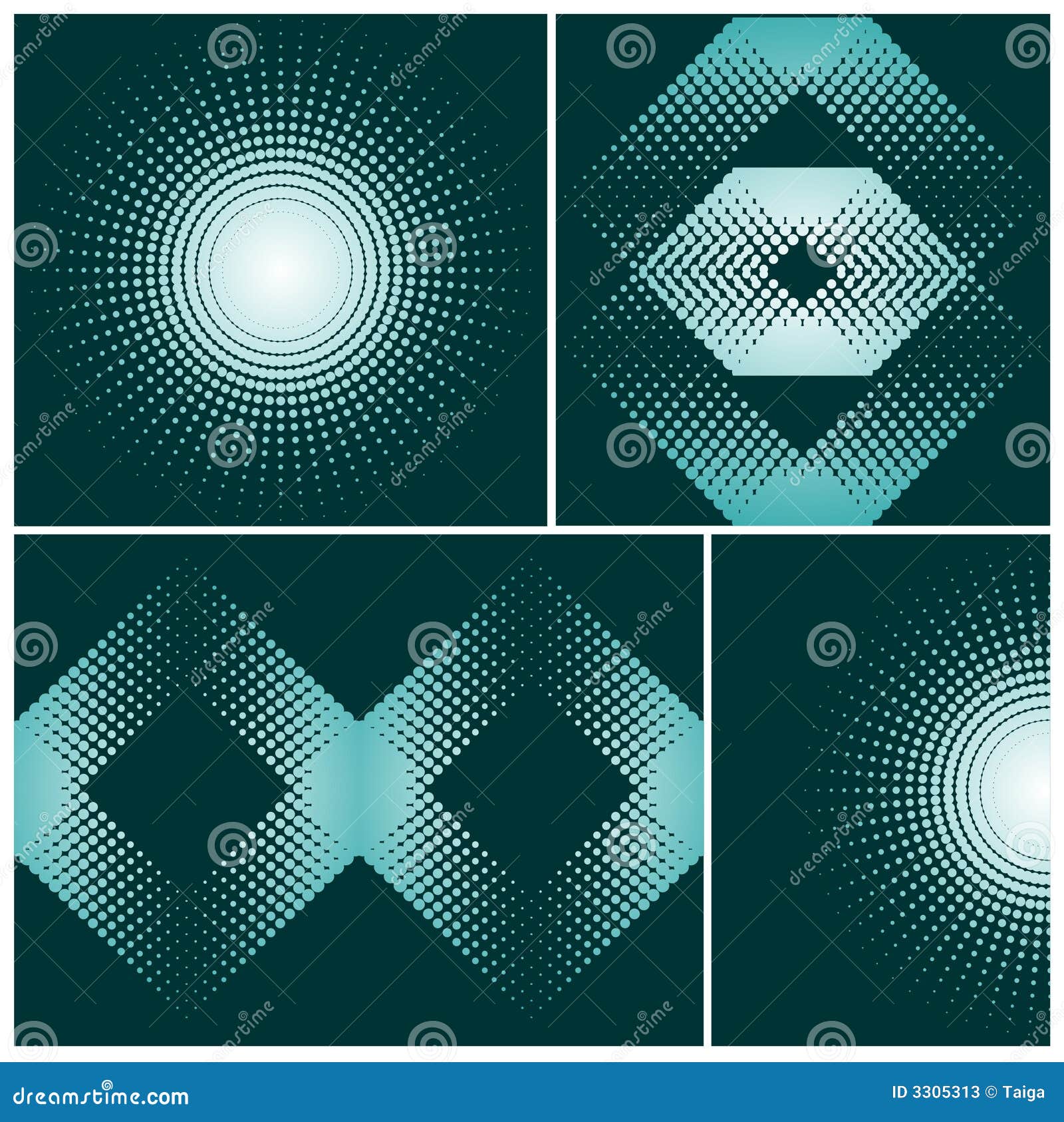 Abstract halftone elements stock vector. Illustration of decoration ...