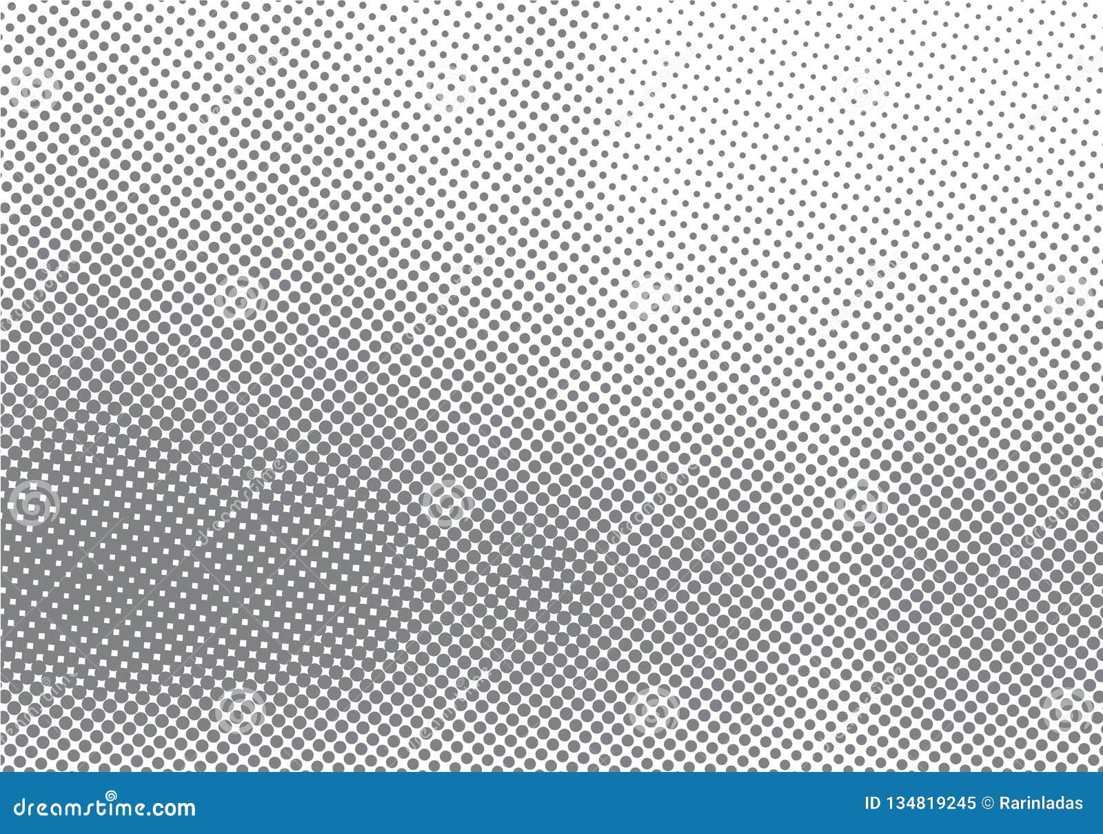 Abstract Halftone Motion Effect with Fading Dot Gradation Black and ...