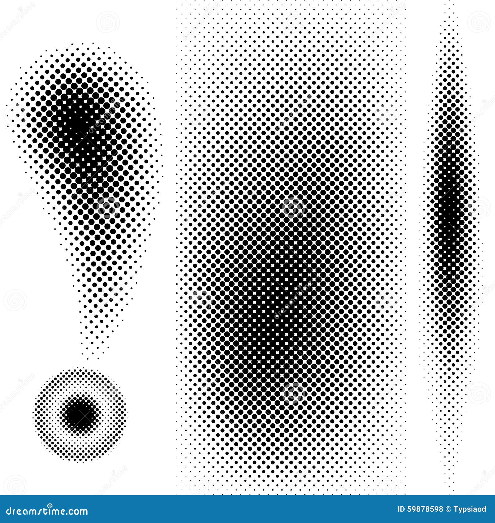 Abstract Halftone Set, Element. Stock Vector - Illustration of ...