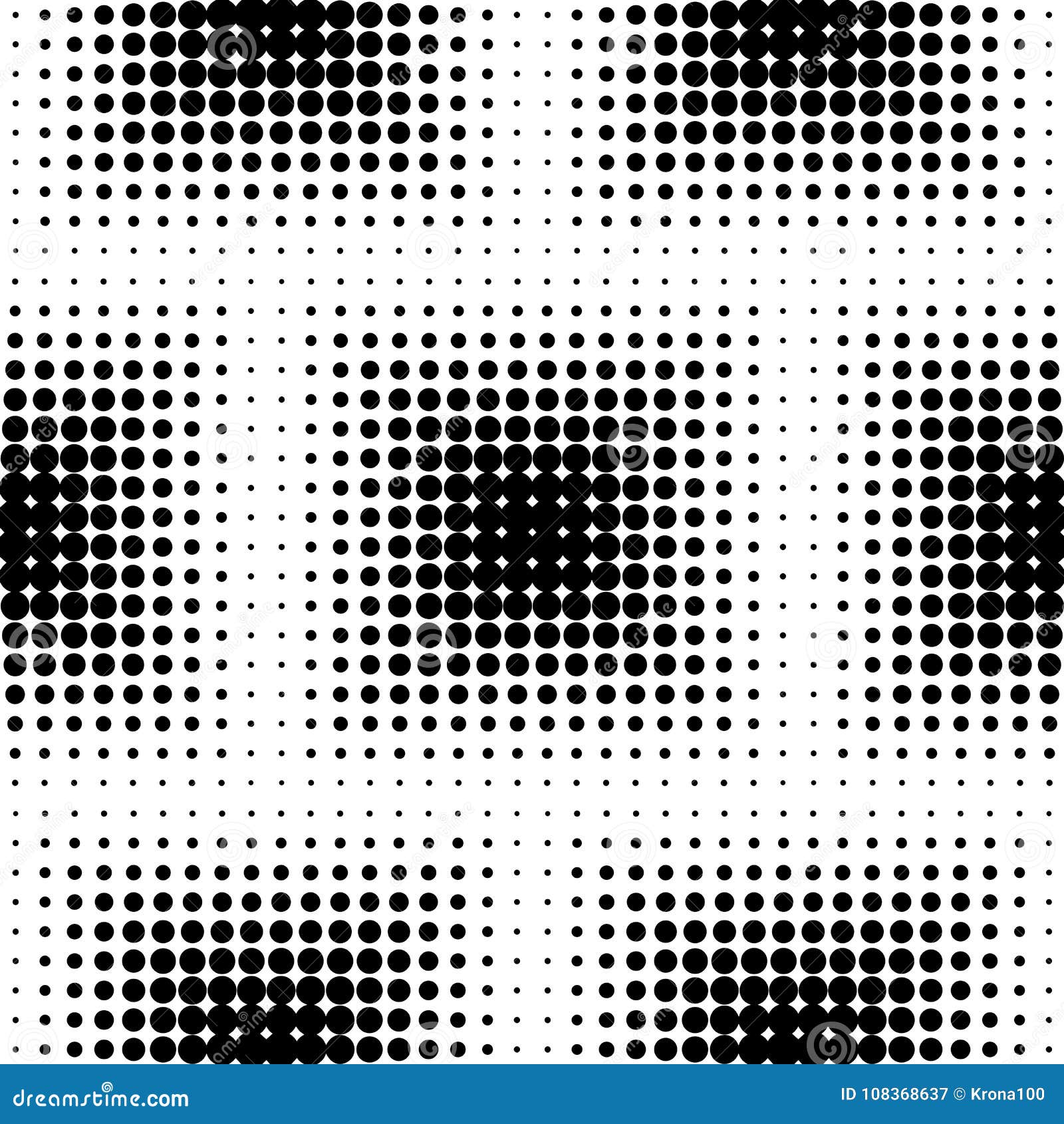 Abstract Halftone Squared Seamless Pattern Stock Vector - Illustration ...