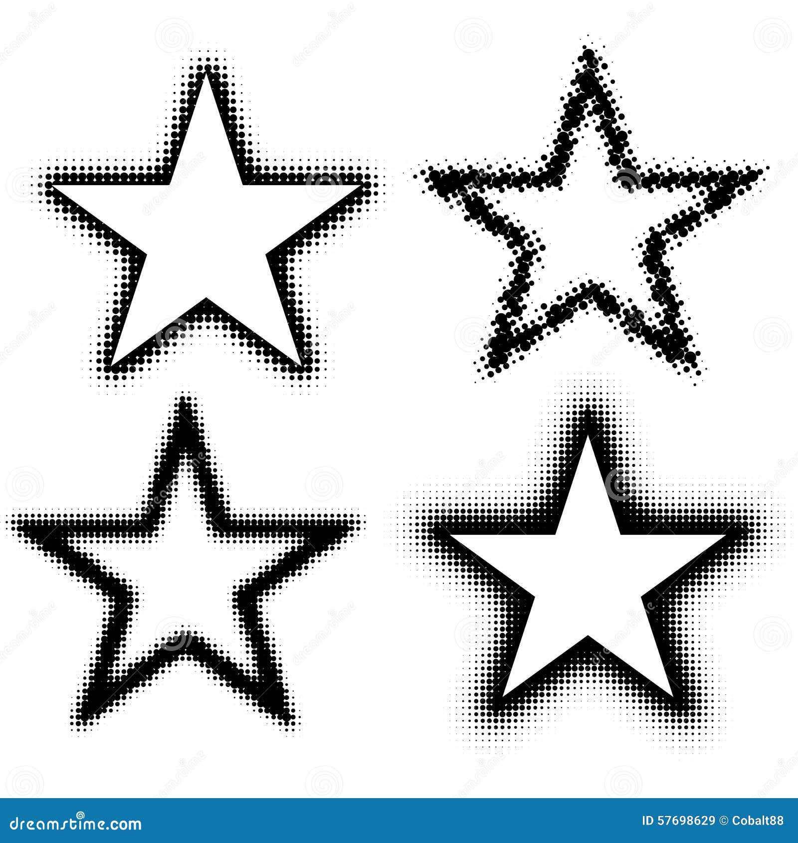 Abstract Halftone stars stock vector. Illustration of pattern - 57698629