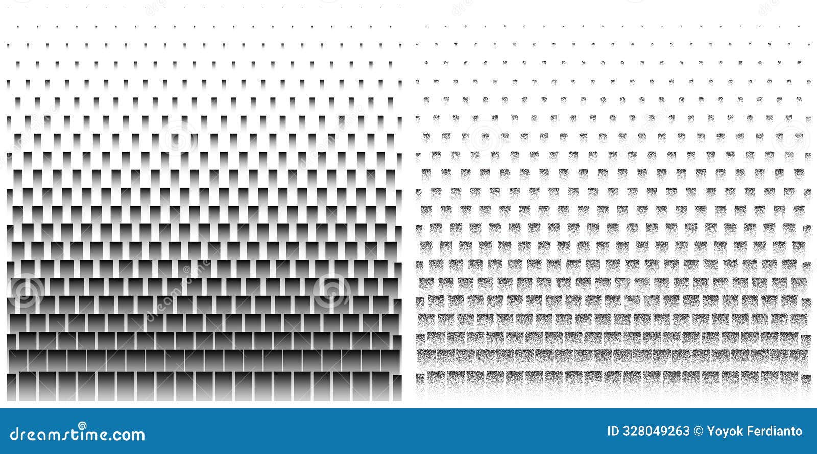 Set Of 51 Square Stipple Pattern For Design. Tile Spots Cartoon Vector ...