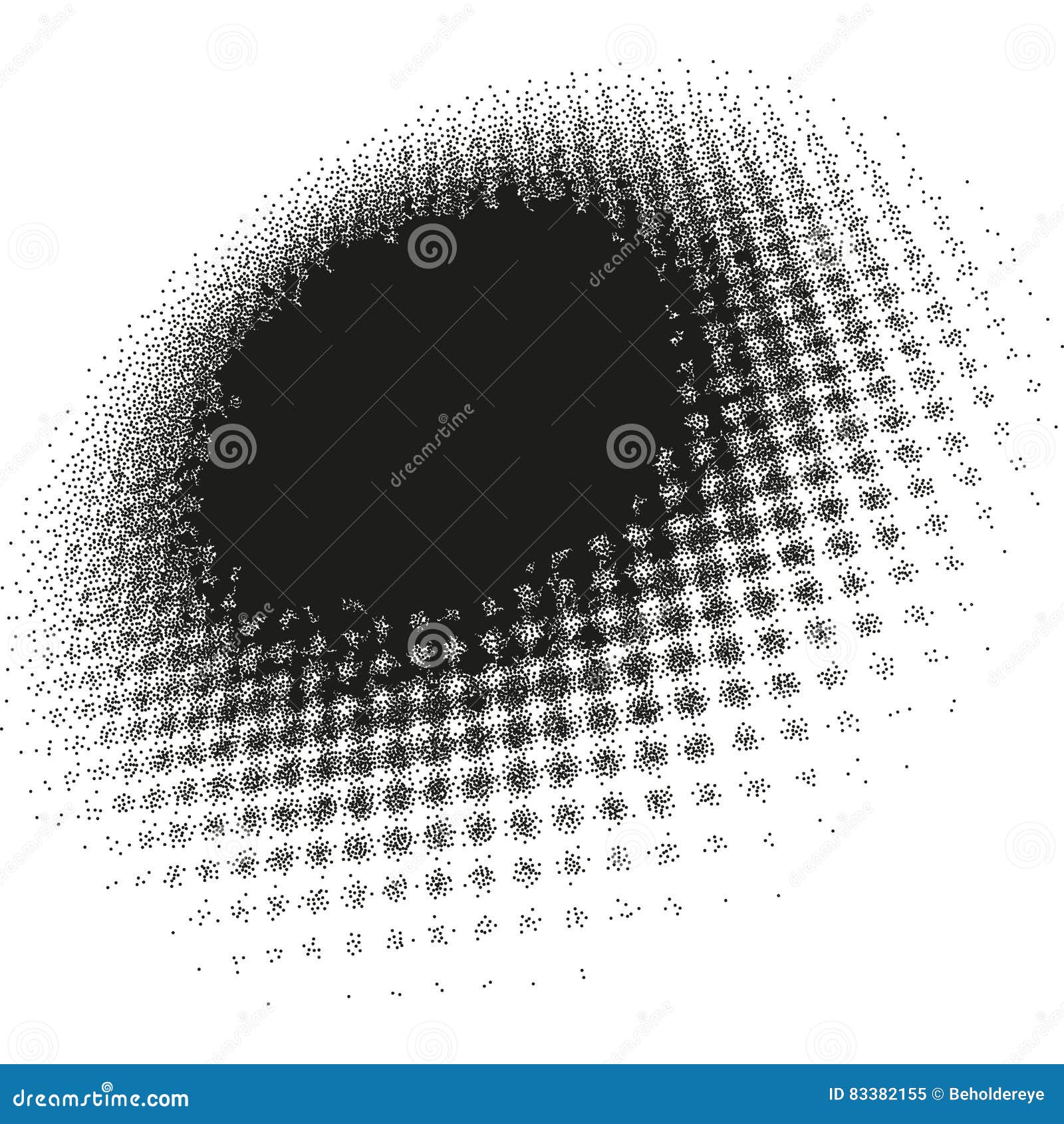 Abstract Halftone Template Object. EPS 10 Stock Vector - Illustration ...