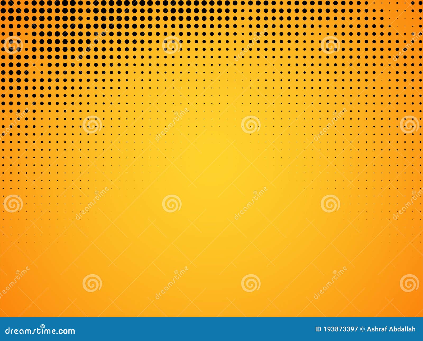 Abstract Halftone Yellow Background Stock Vector - Illustration of dots ...