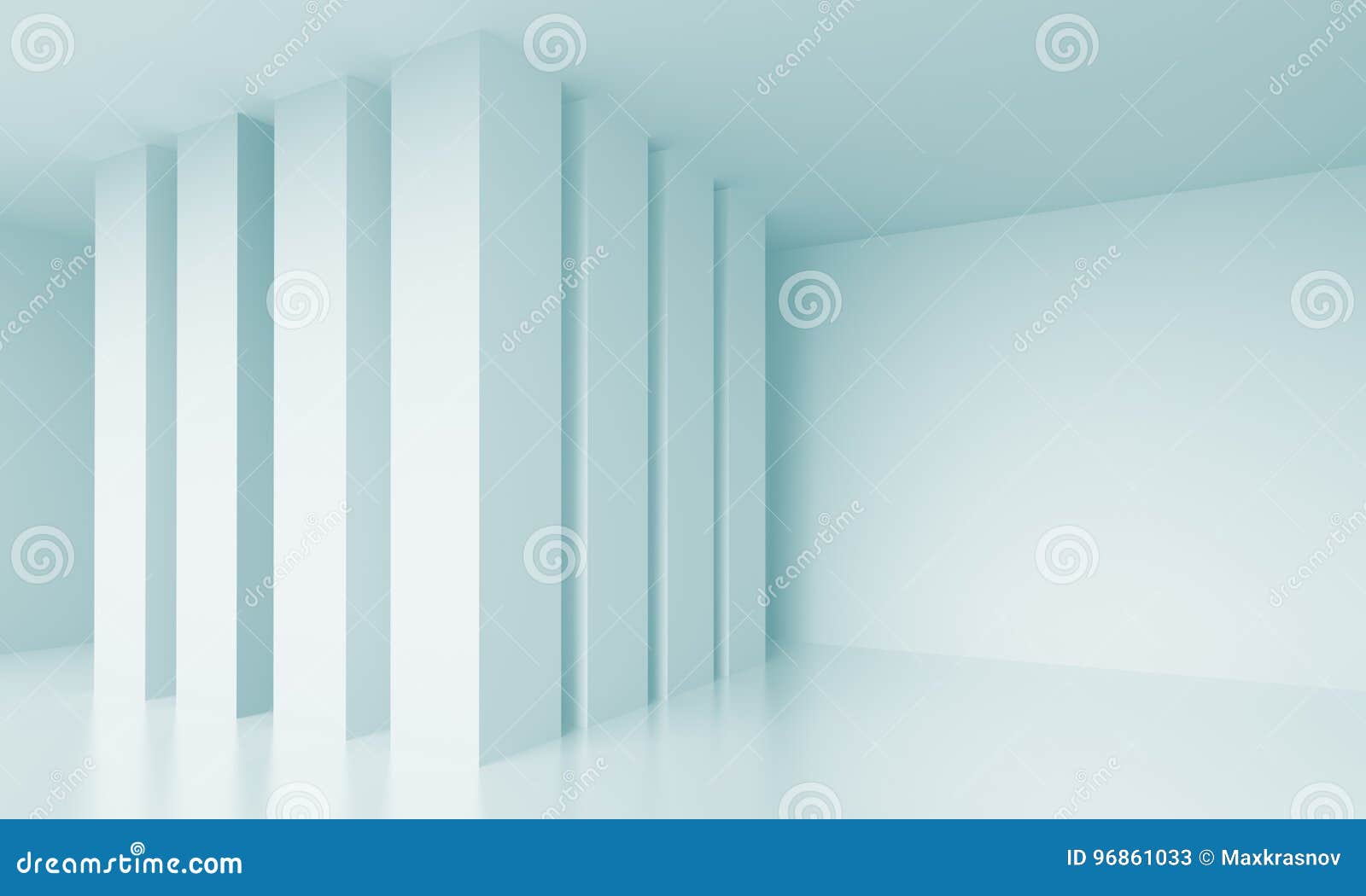 Abstract Hall Background. White Futuristic Texture Stock Photo ...