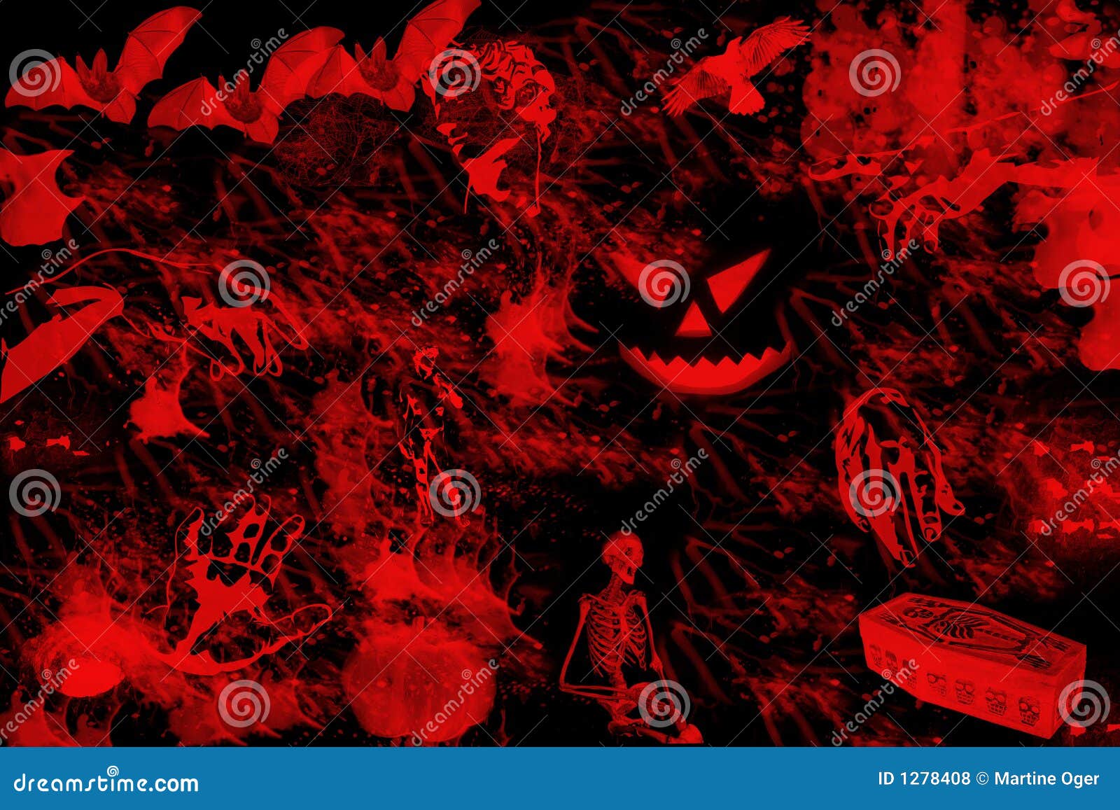 Abstract Halloween. stock illustration. Illustration of textured - 1278408