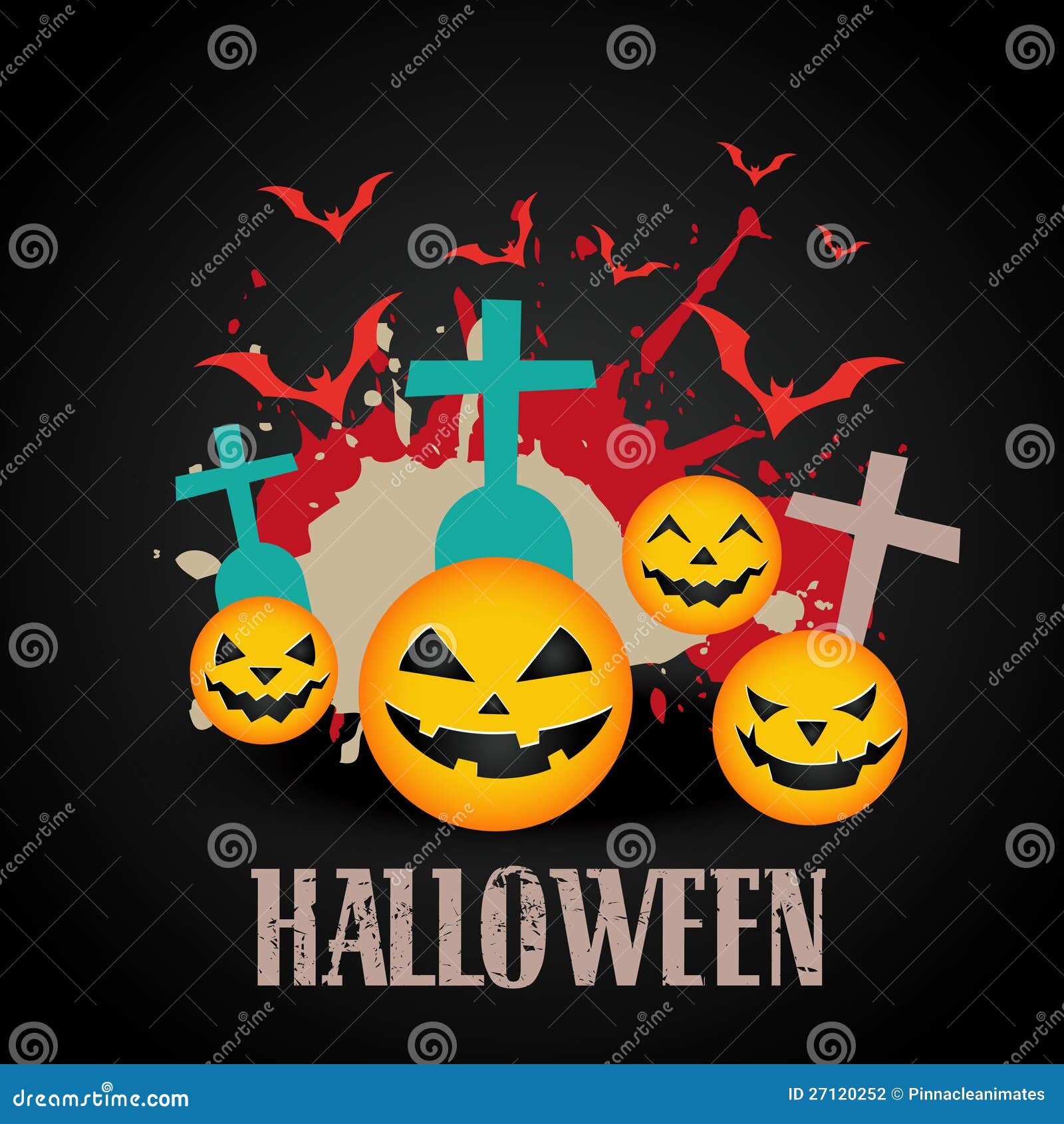 Abstract halloween art stock vector. Illustration of autumn - 27120252