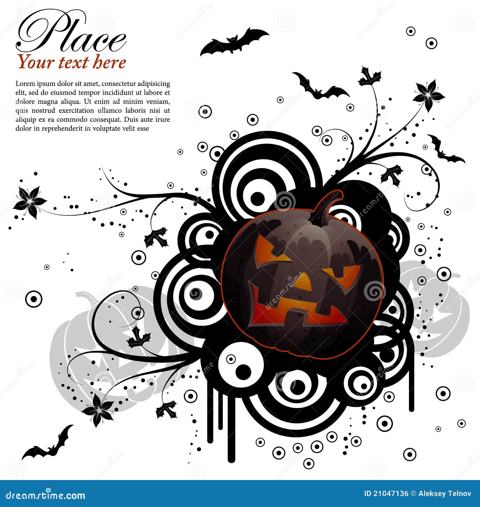 Abstract Halloween Background Stock Vector - Illustration of creative ...