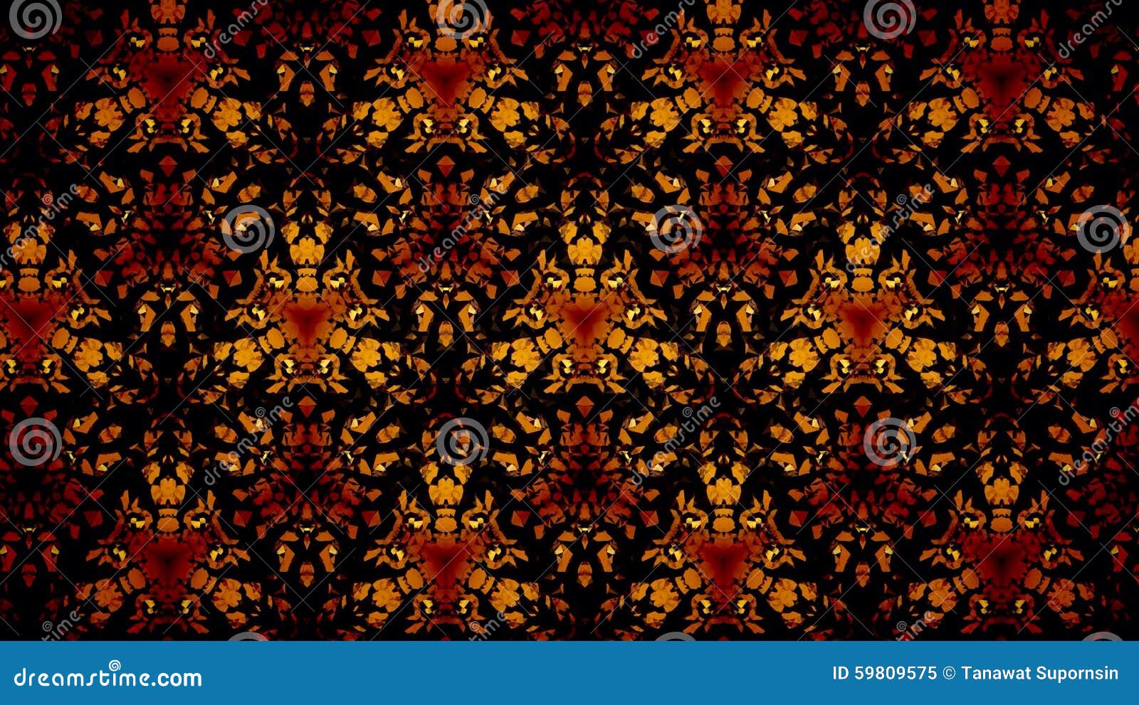 Abstract Halloween Pattern Wallpaper Stock Illustration - Illustration ...