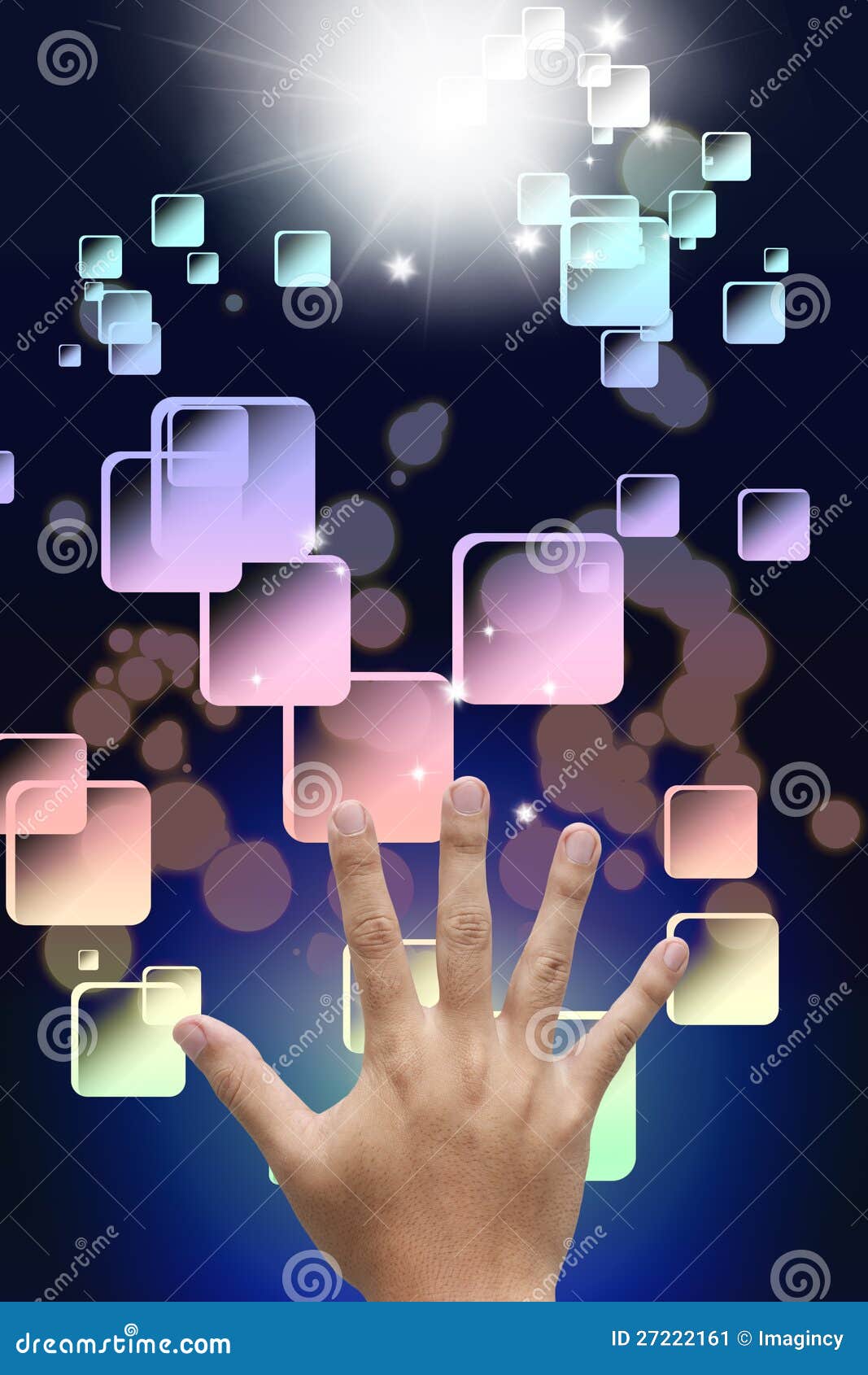 Abstract Hand choose stock image. Image of hand, button - 27222161